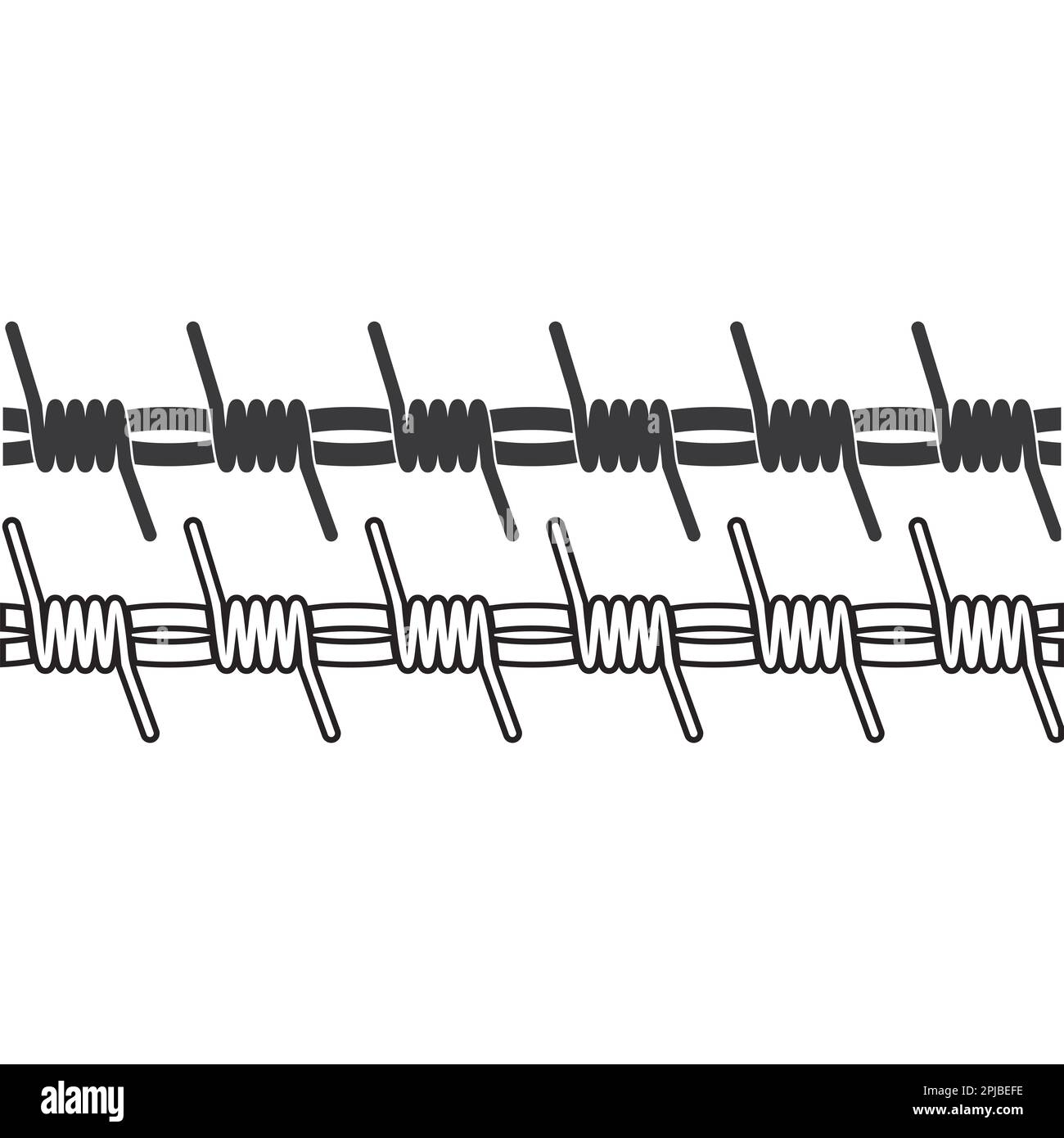 barbed wire icon vector illustration symbol design Stock Photo - Alamy