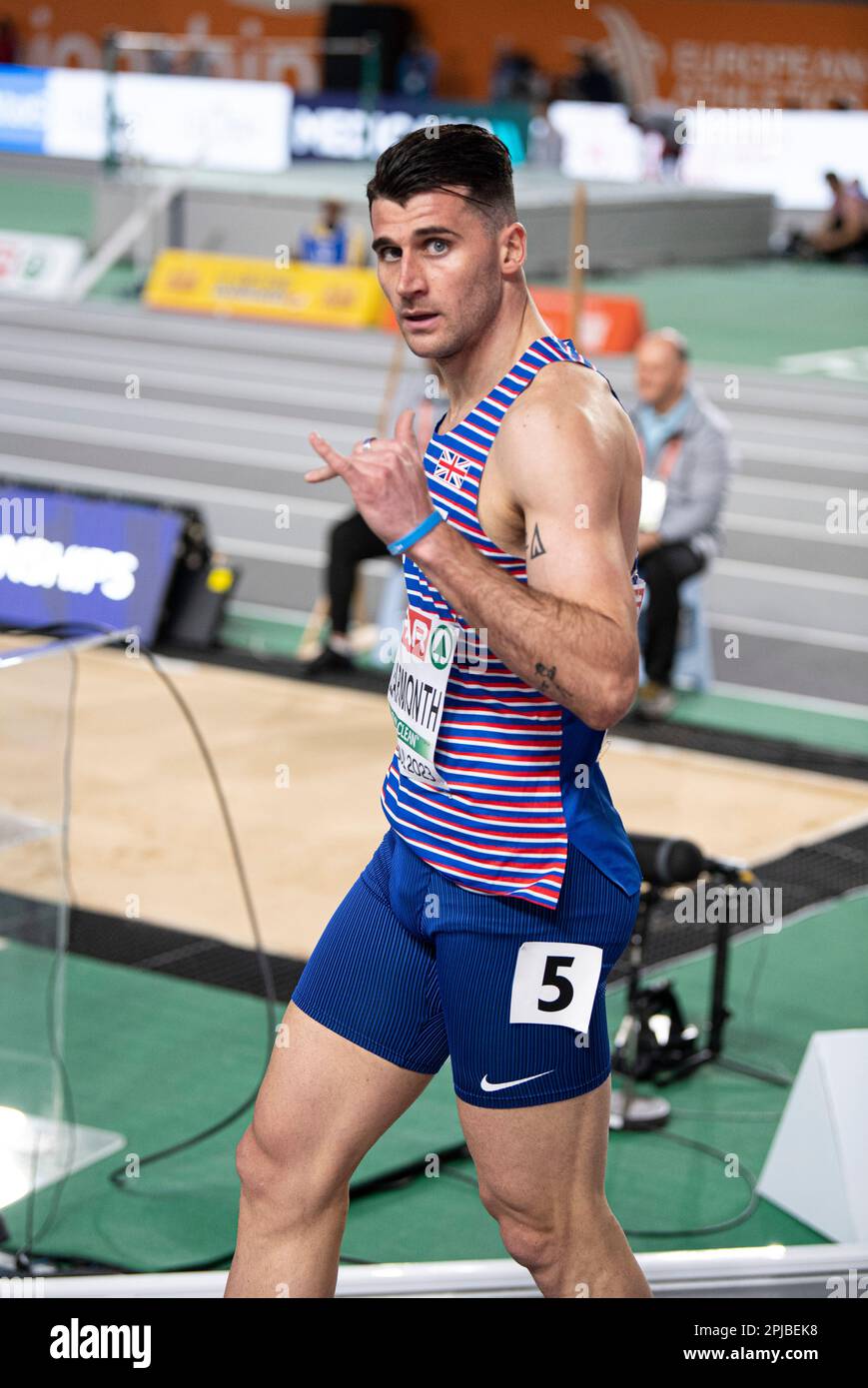 Guy Learmonth of Great Britain & NI competing in the men’s 800m heats ...