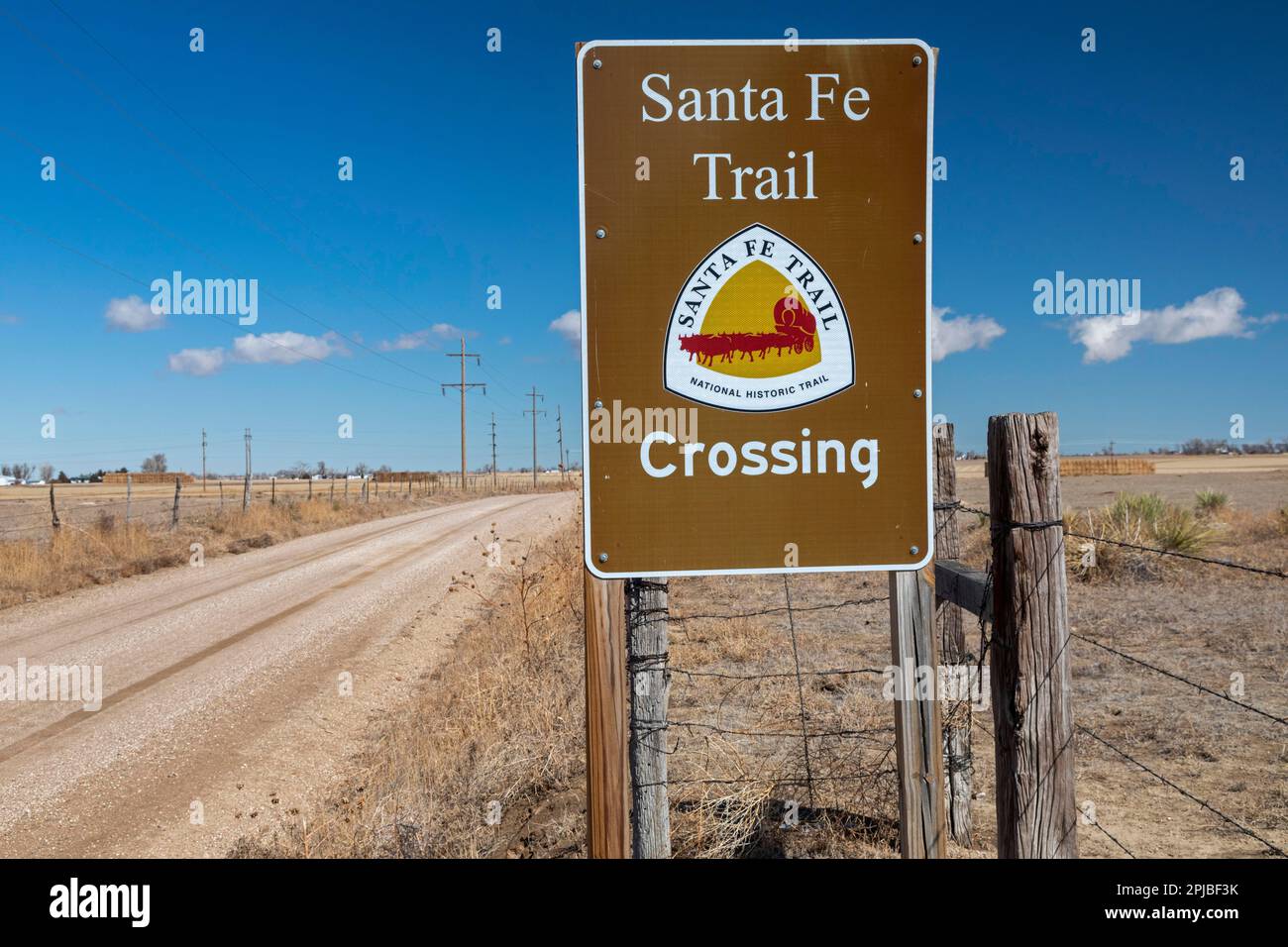 Lamar, Colorado, A sign marks the location of the Mountain Route of the ...