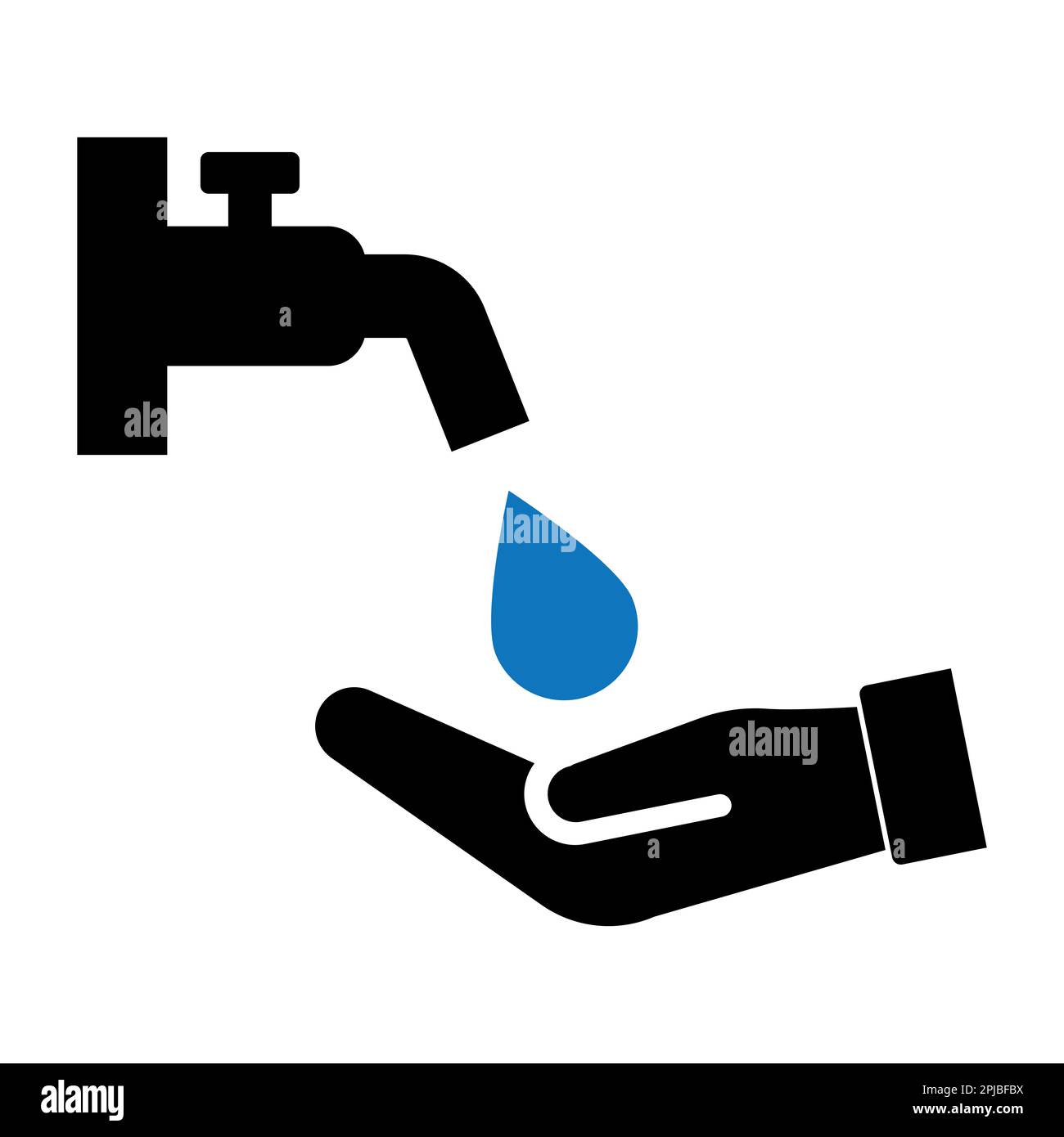 icon of ablution or cleansing before worship in the Islamic religion ...
