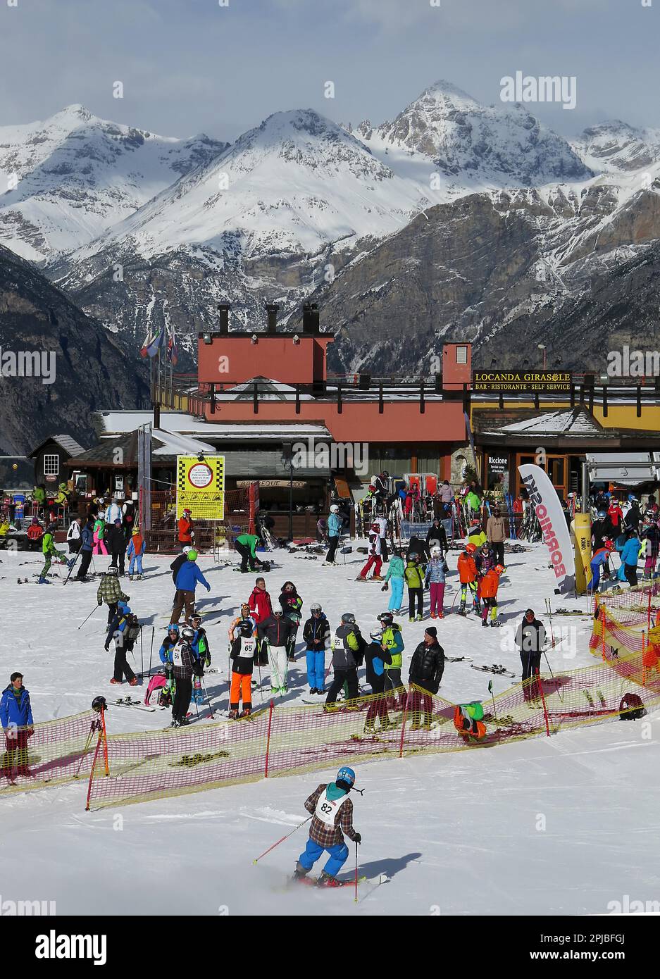 Ski resort, Bormio 2000, Bormio, Sondrio, Lombardy, Italy Stock Photo - Alamy