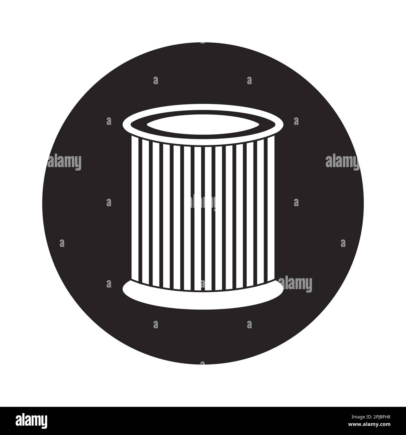 car oil filter icon vector illustration symbol design Stock Photo - Alamy
