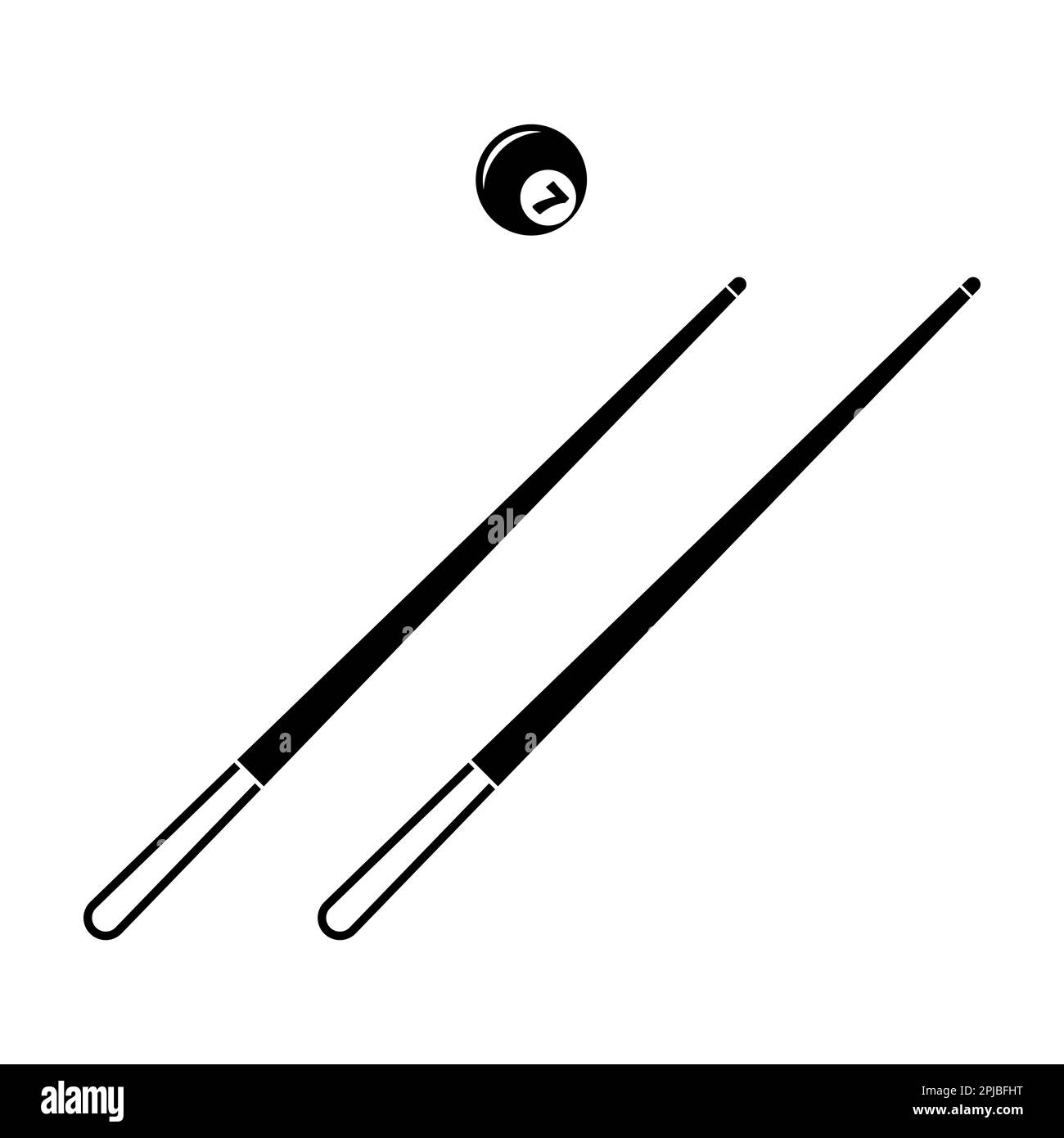 Billiard icon vector illustration symbol design Stock Photo - Alamy