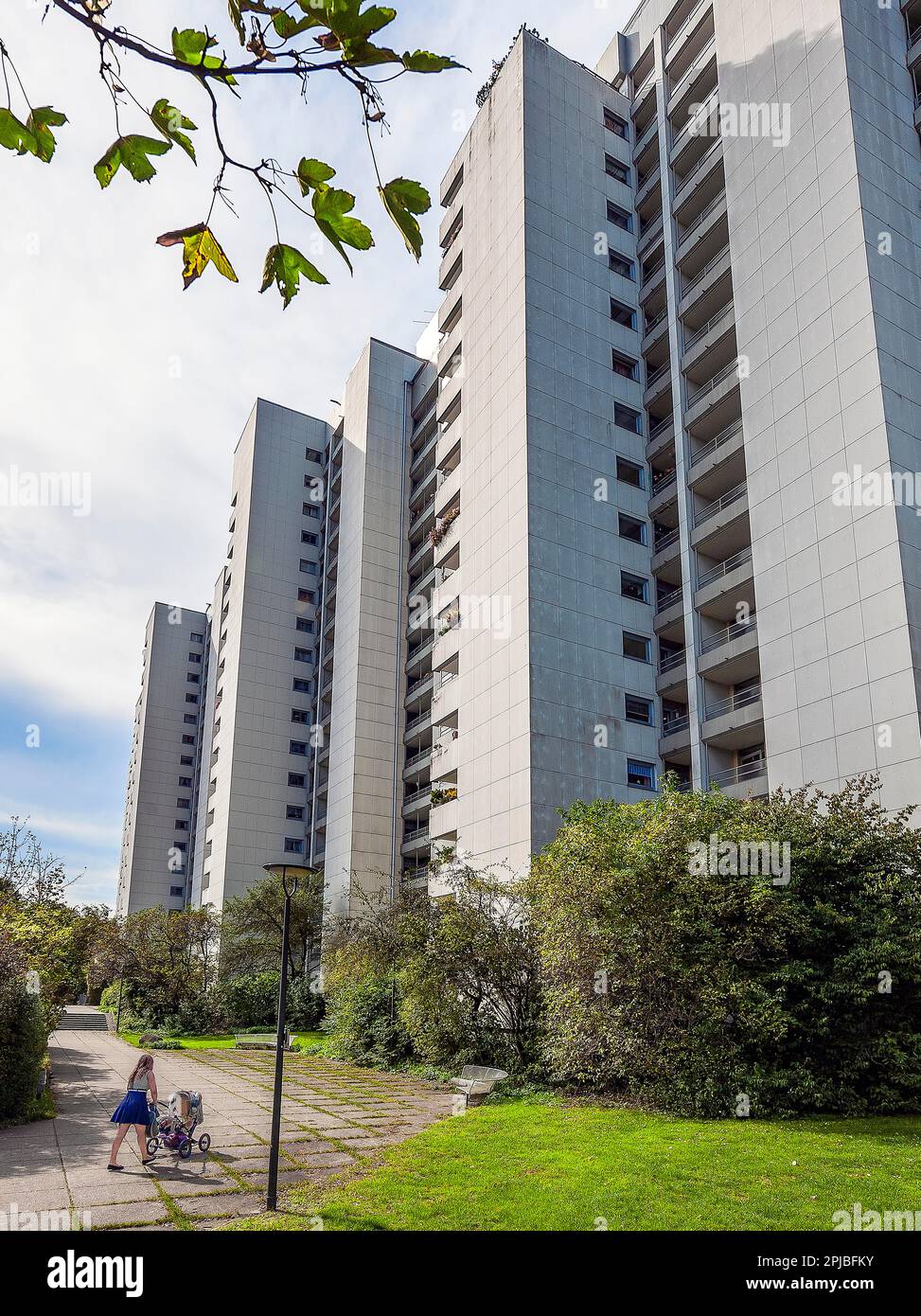 Ramses high-rise, Westkreuz, Pasing, Munich, Bavaria, Germany Stock ...