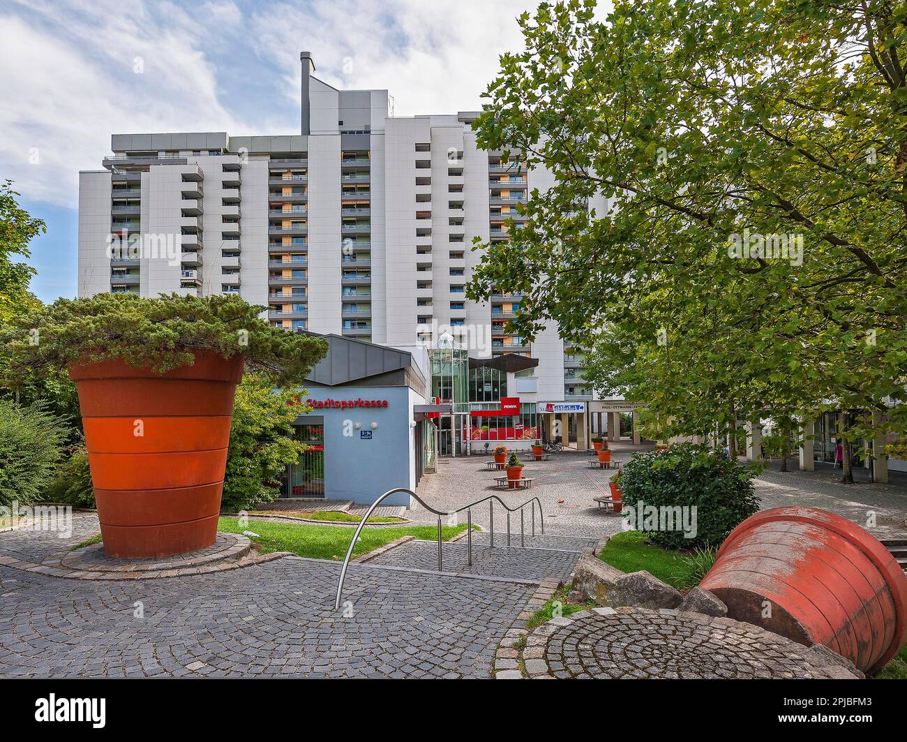 Ramses high-rise, Westkreuz, Pasing, Munich, Bavaria, Germany Stock ...