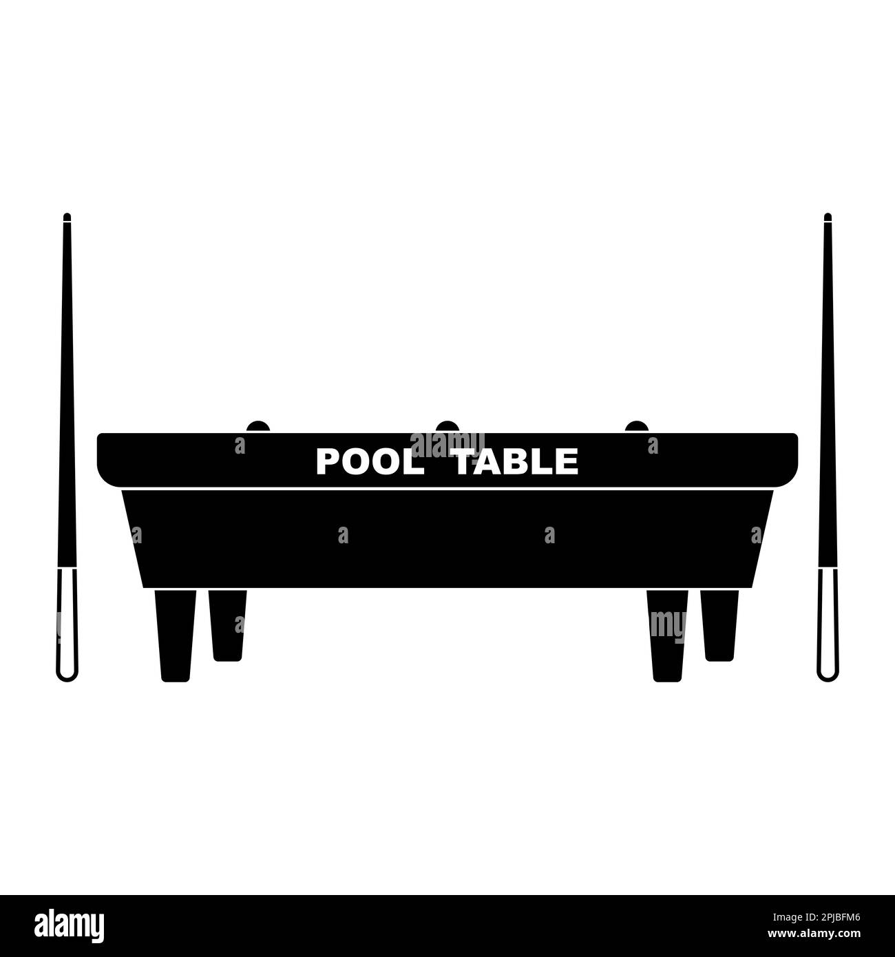billiard table icon vector illustration symbol design Stock Photo - Alamy