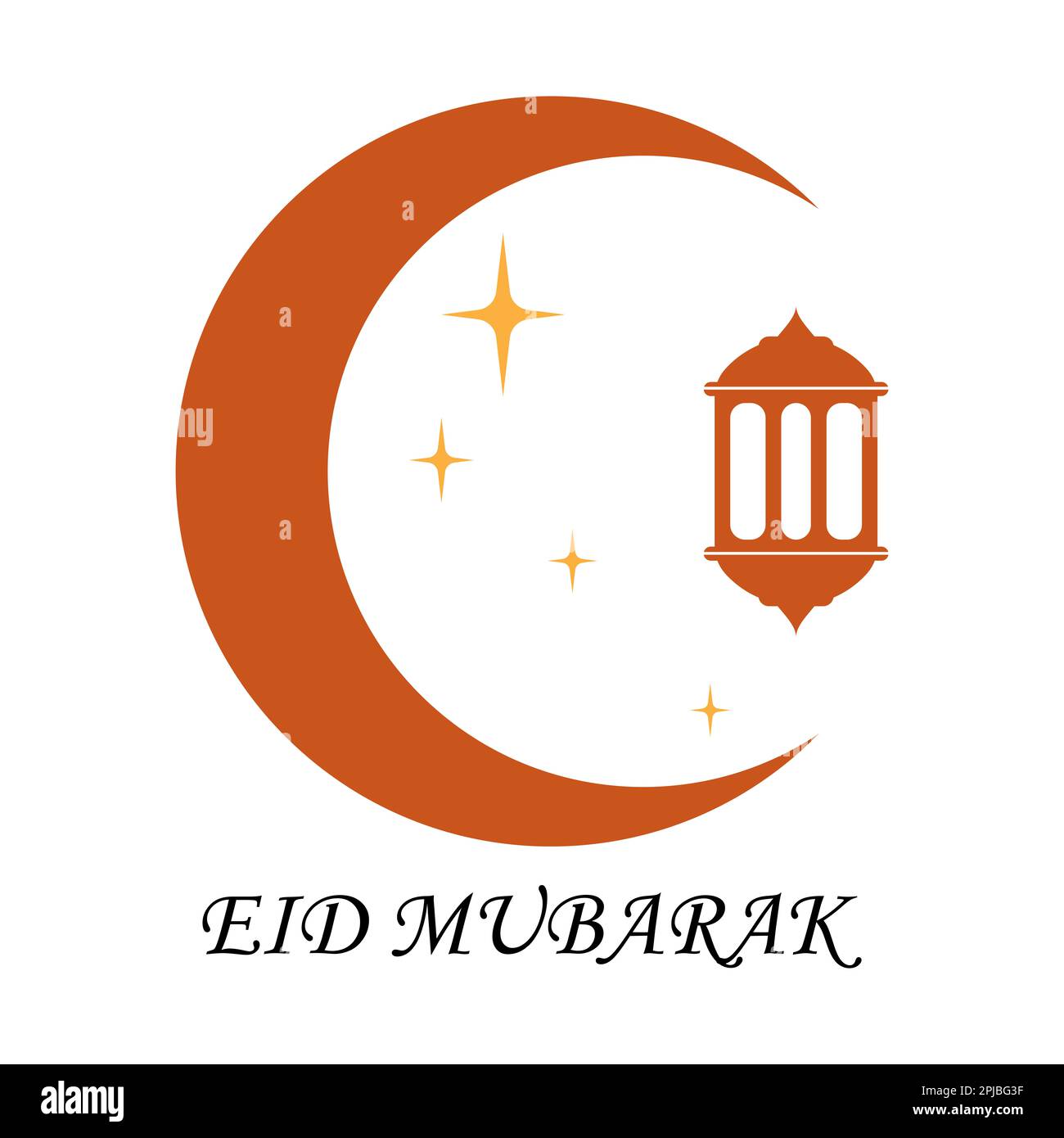 Eid Mubarak Icon vector illustration symbol design Stock Photo - Alamy