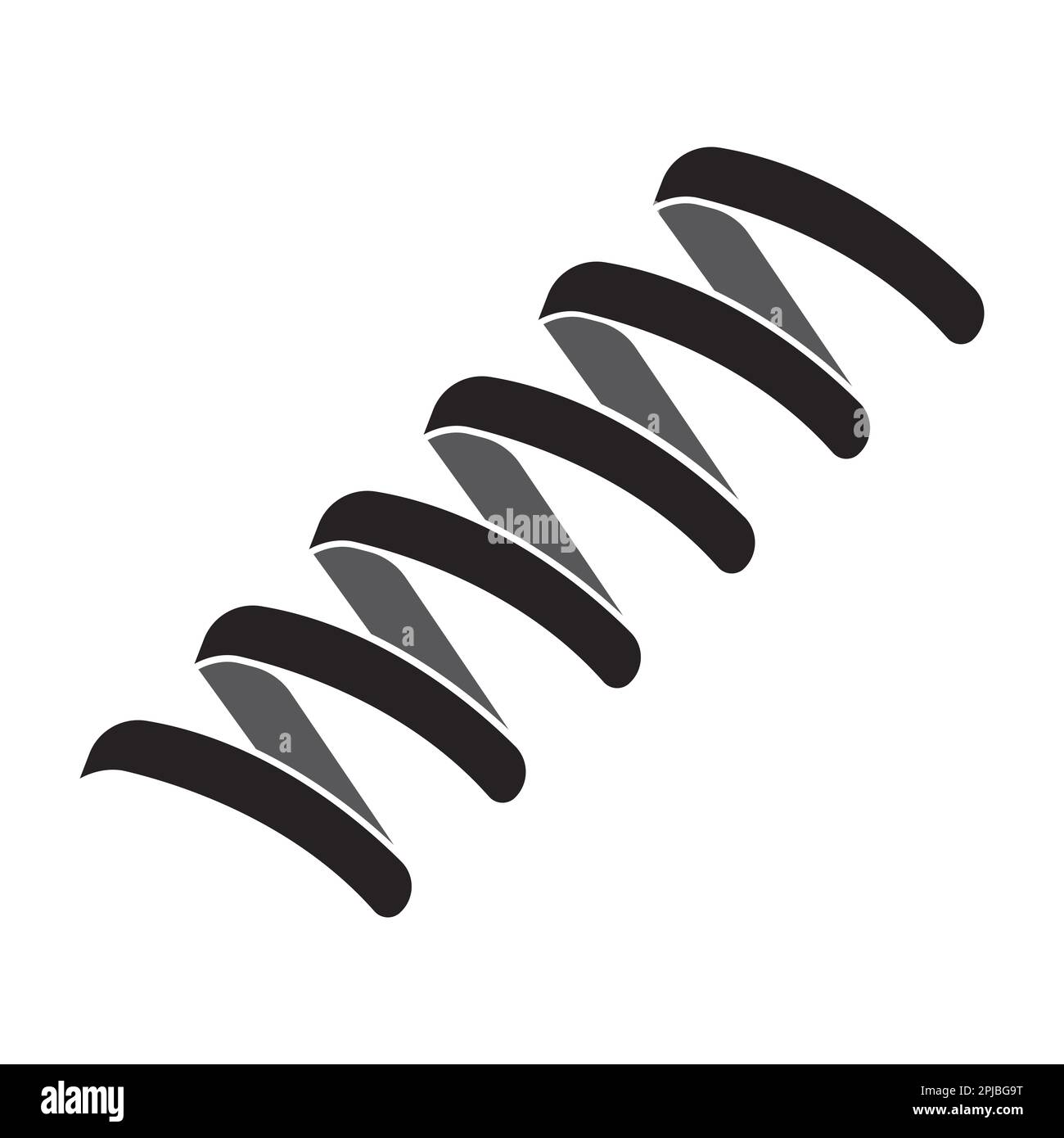 metal spring vector icon illustration design template Stock Photo - Alamy