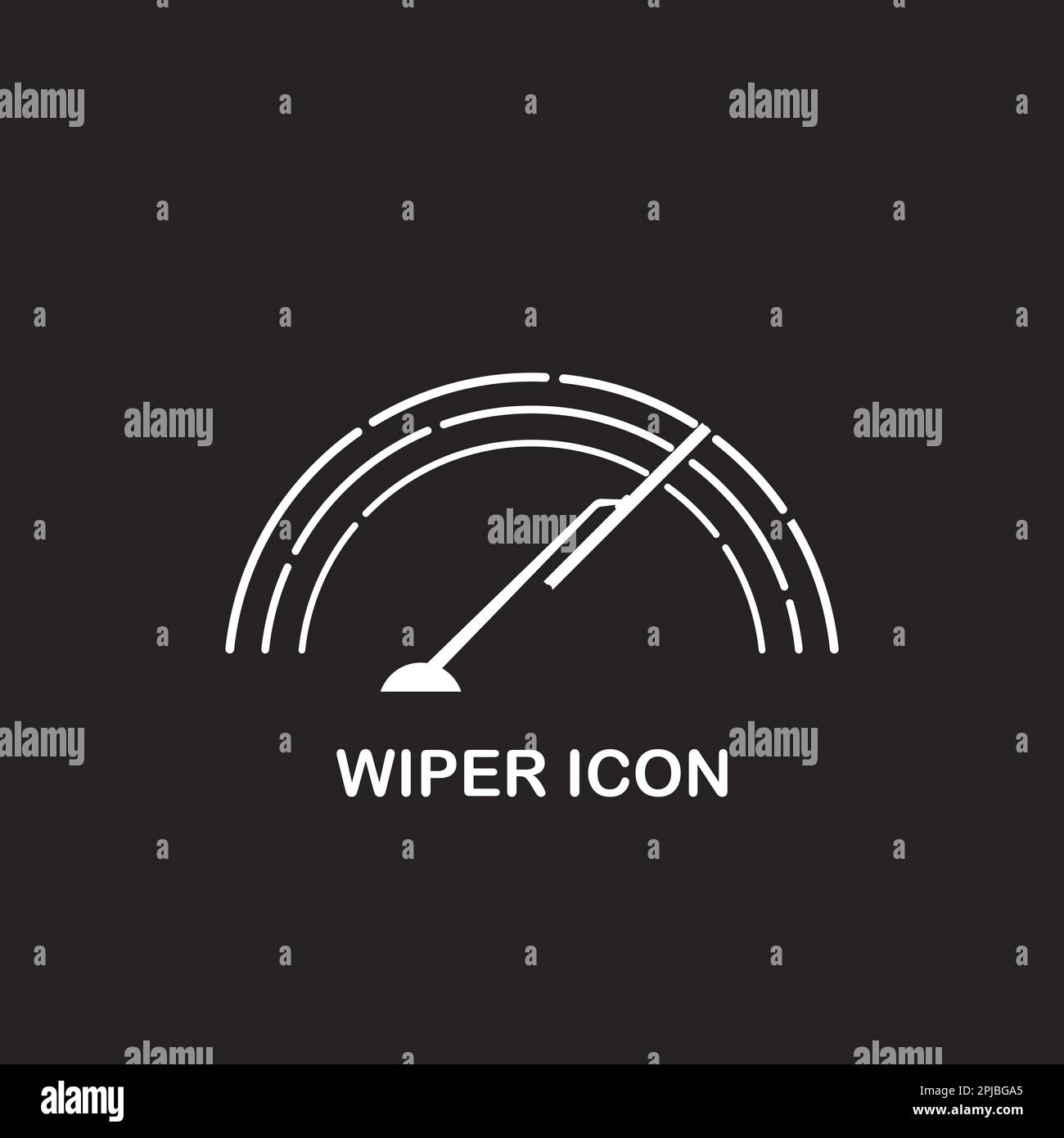 Wiper icon vector illustration symbol design Stock Photo - Alamy