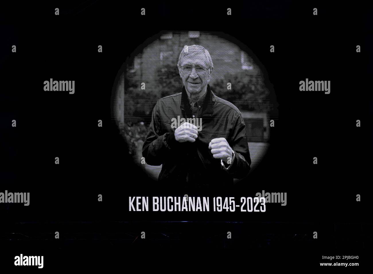 Tributes given to former Scottish professional boxer Ken Buchanan, who ...