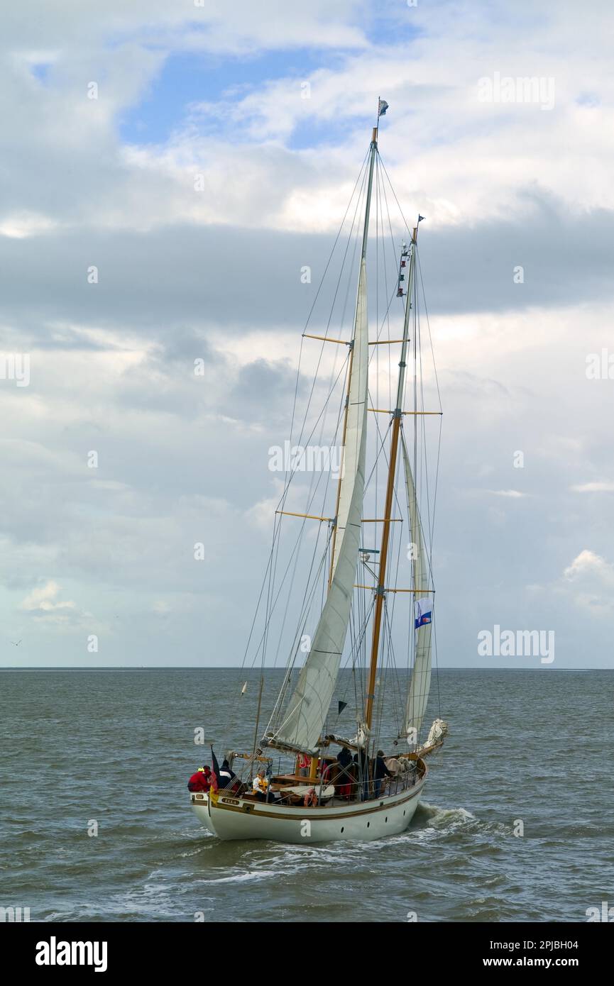 The classic yacht Ella Stock Photo - Alamy