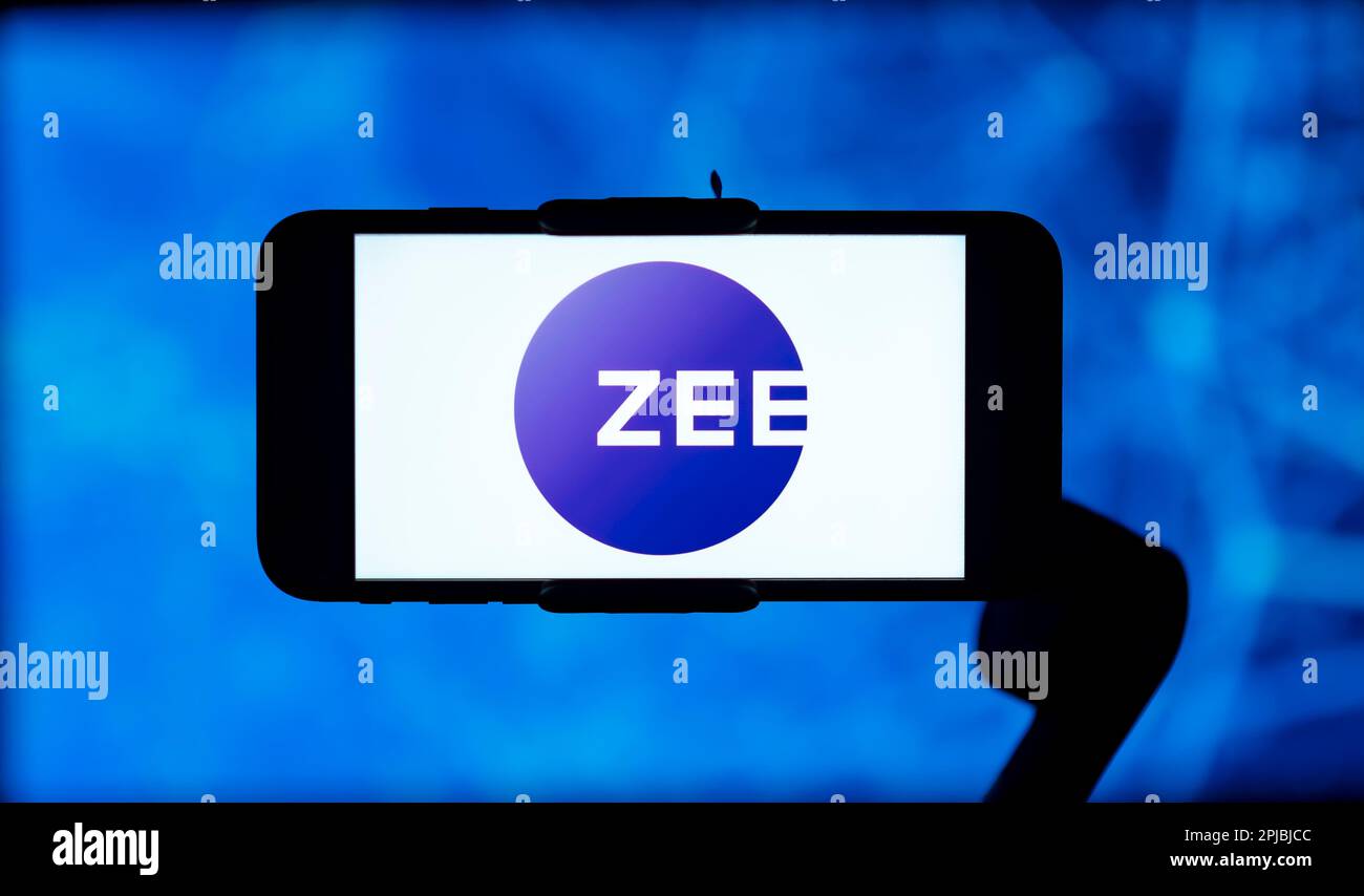 In this photo illustration, the Zee Entertainment logo is seen ...