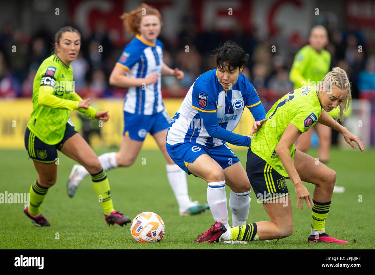1 April 2023. Lee Geum-min. Barclays Women's Super League game between ...