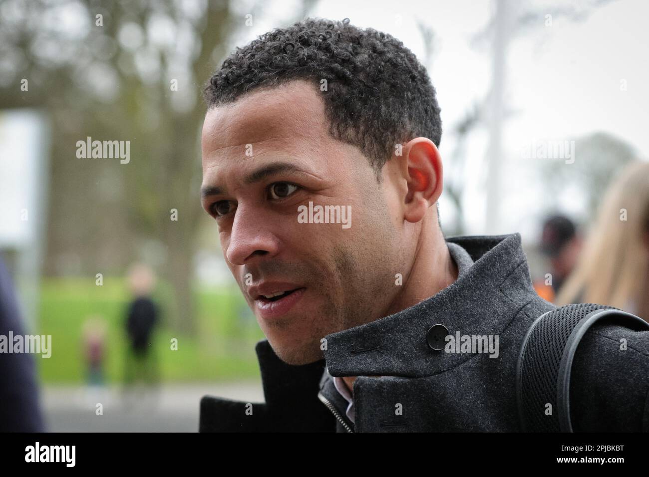 Liam Rosenior manager of Hull City arrives at The MKM Stadium ahead of the Sky Bet Championship ...