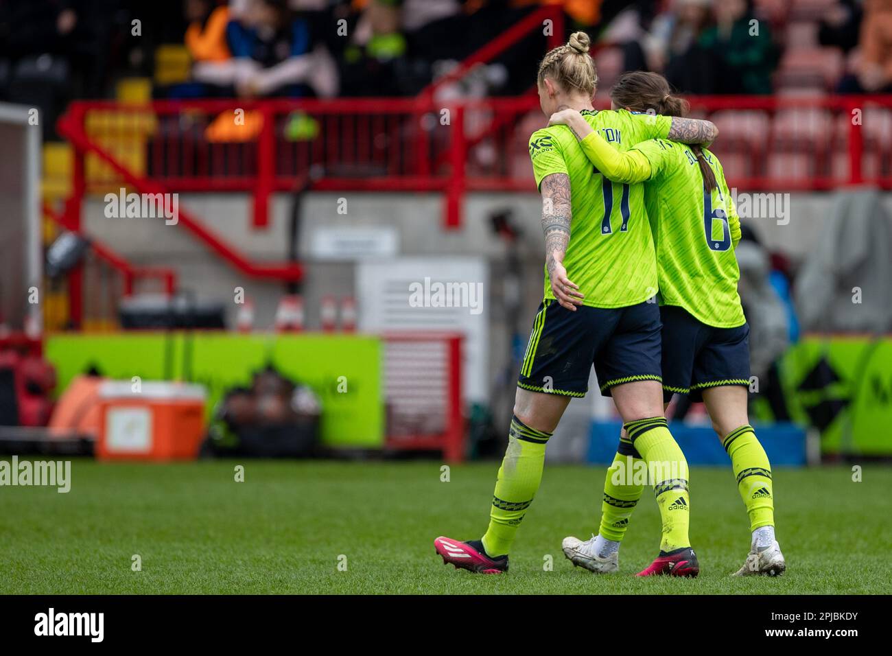 1 April 2023. Leah Galton. Barclays Women's Super League game between ...