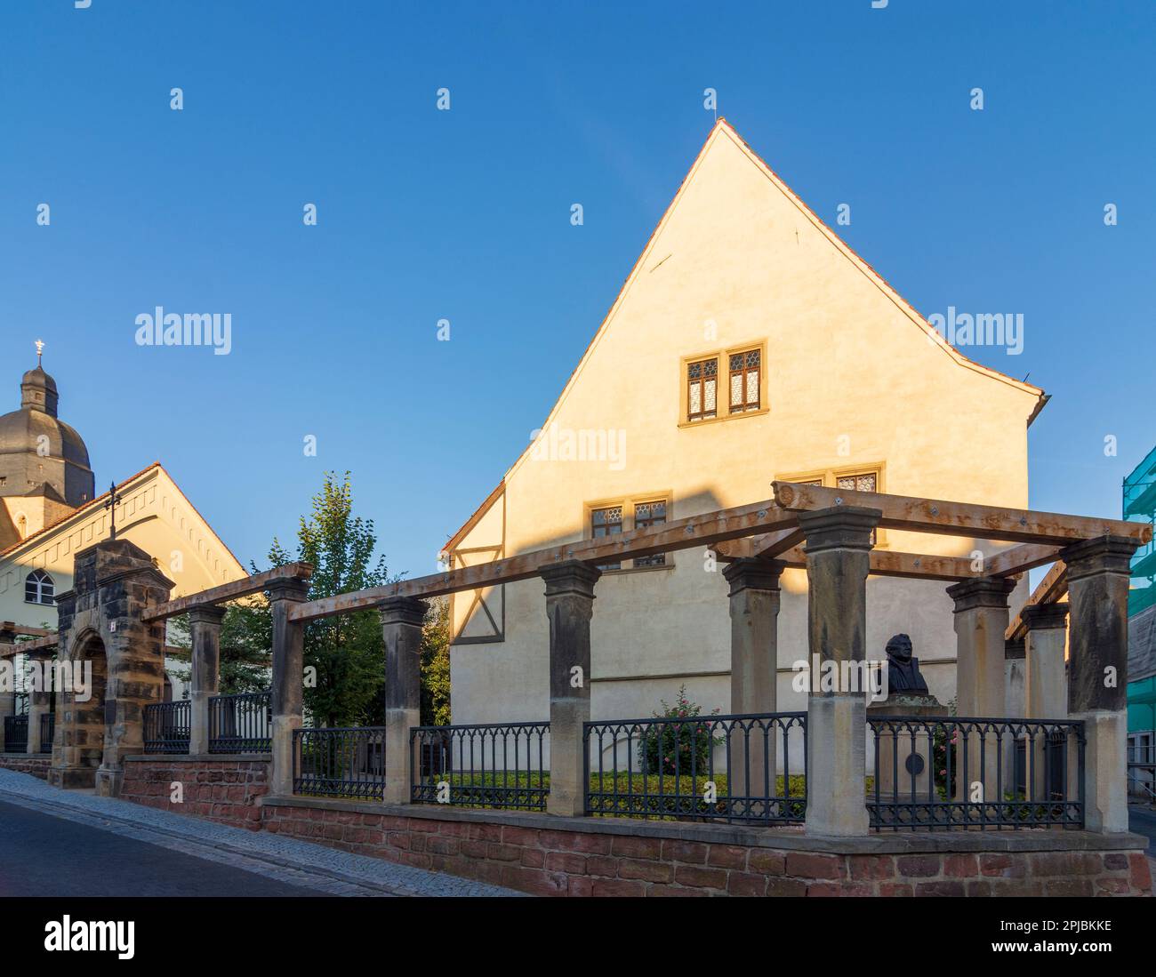 Lutherstadt Eisleben: Martin Luther's Birth House, church St.-Petri ...