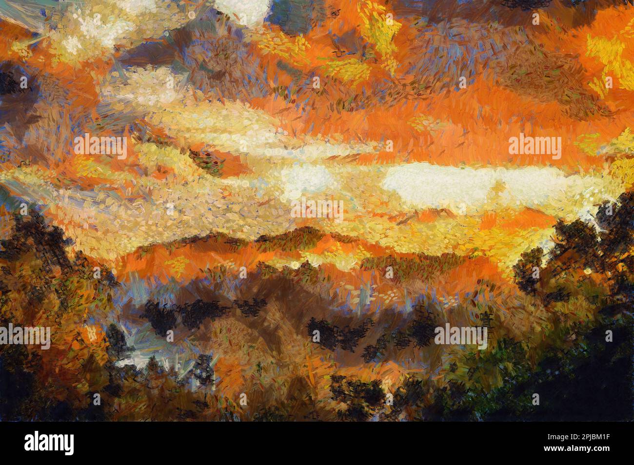 Creativity sunset art hi-res stock photography and images - Alamy