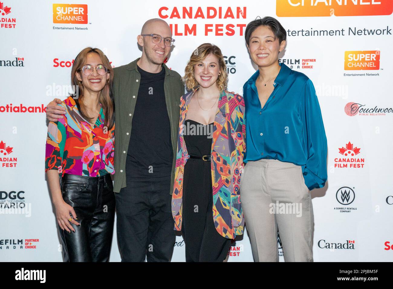 Sennah Yea, Adrian Murray, Molly Reisman and Bessie Cheng attend the ...