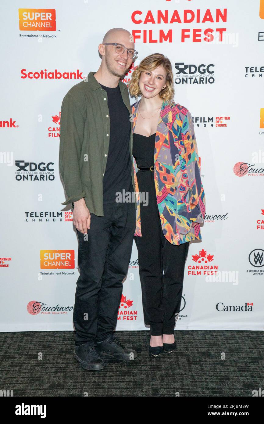 Adrian Murray and Molly Reisman attend the “Retrograde” Premeire ...