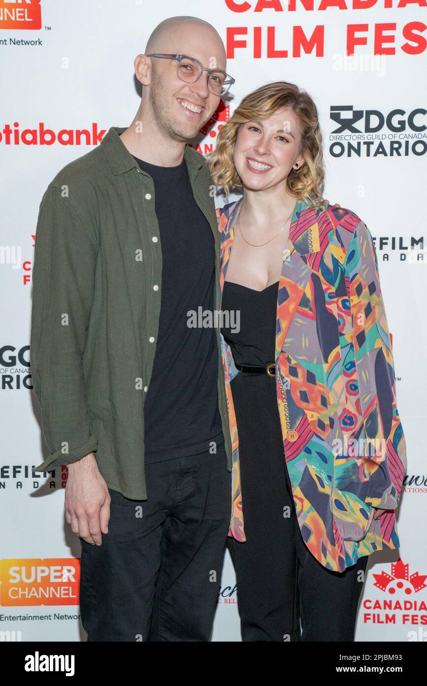 Adrian Murray and Molly Reisman attend the “Retrograde” Premeire ...