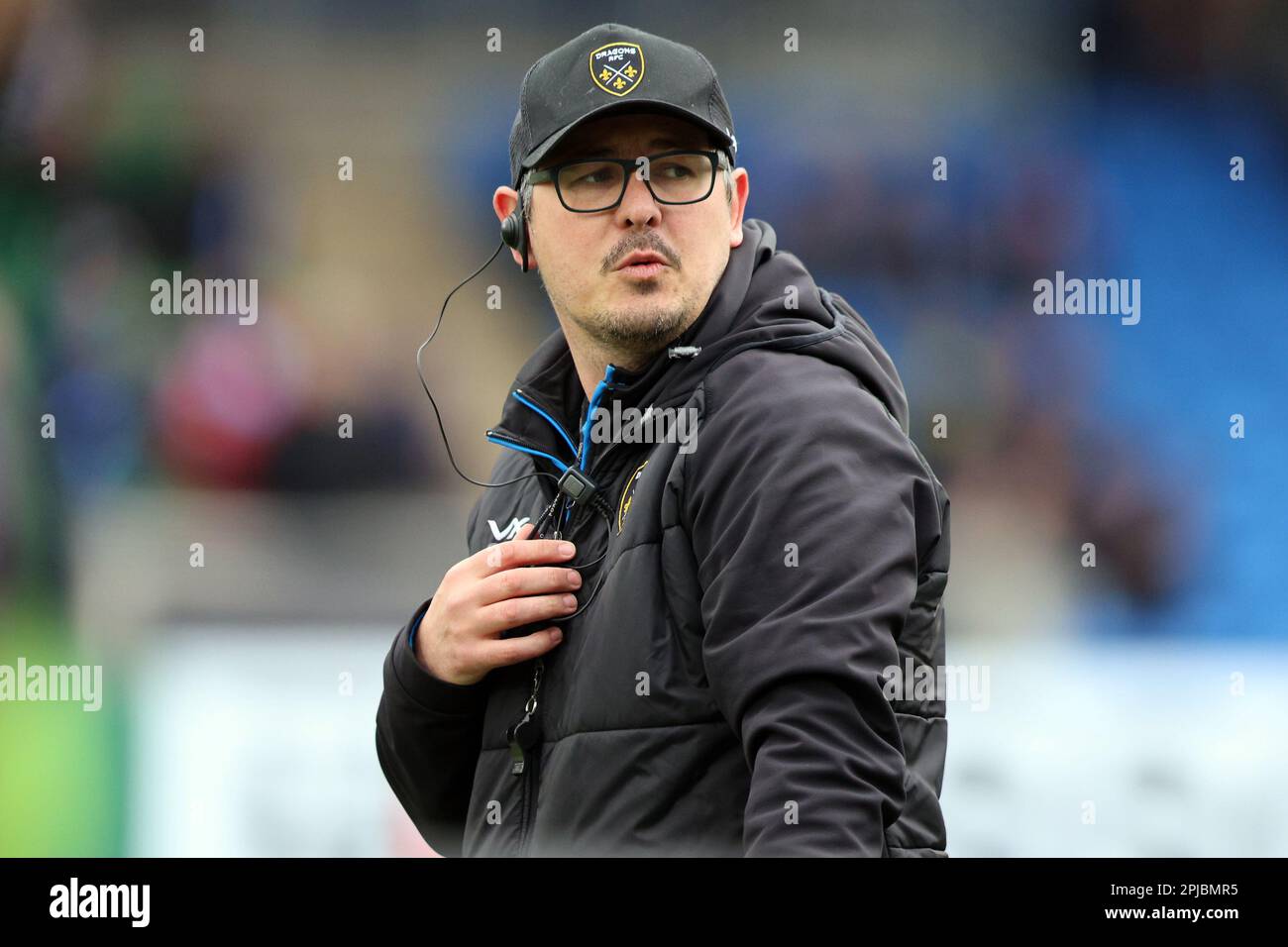 Dragons head coach Dai Flanagan before the EPCR Challenge Cup round of ...