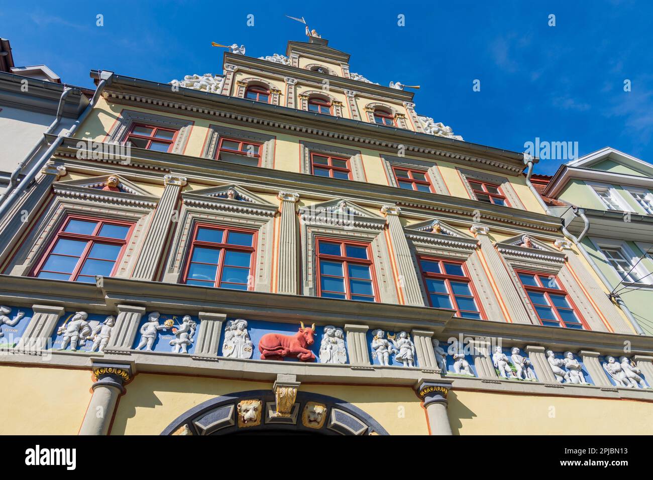 Erfurt: Haus zum Roten Ochsen (House of the Red Ox), today Kunsthalle ...
