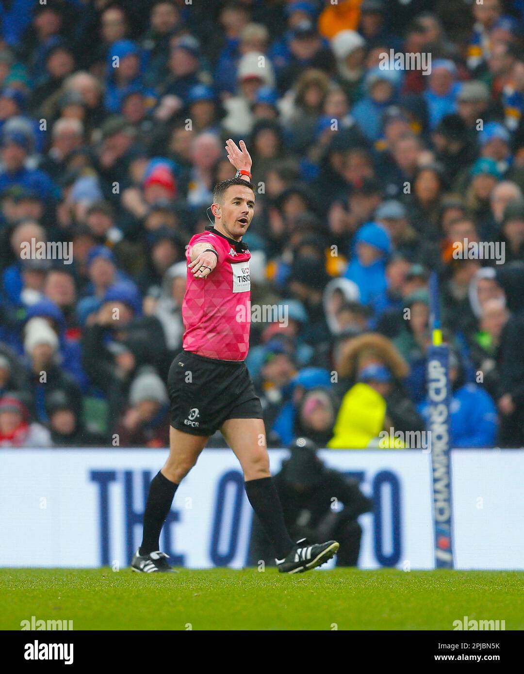 Aviva Stadium, Dublin, Ireland. 1st Apr, 2023. Heineken Champions Cup ...