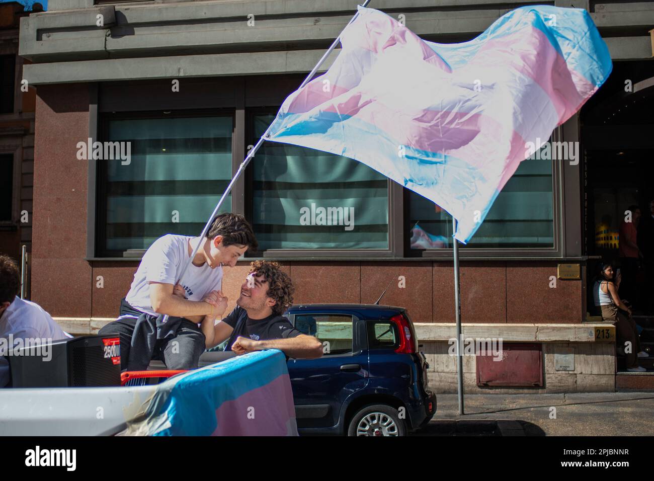 Recognition of the rights of transgender people hi-res stock ...