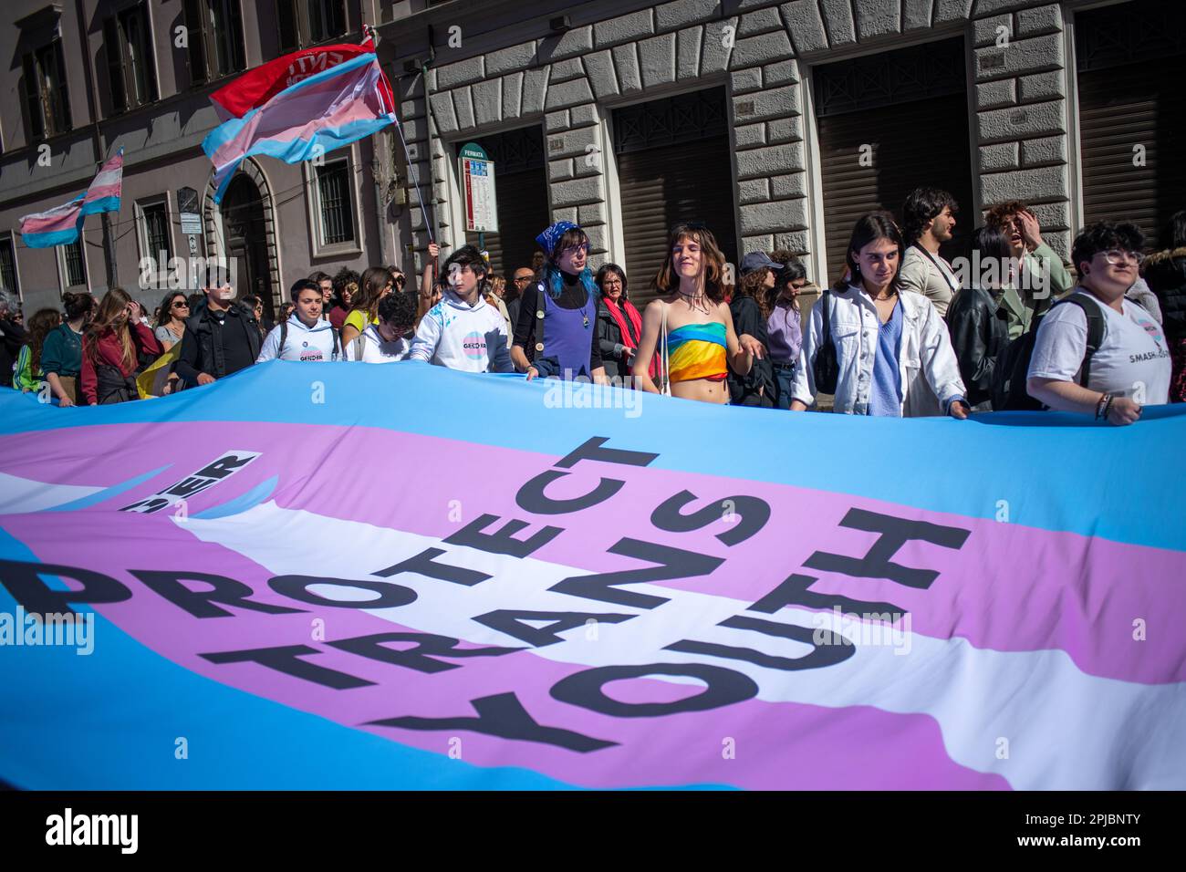 Awareness for the acceptance of trans people hi-res stock photography ...