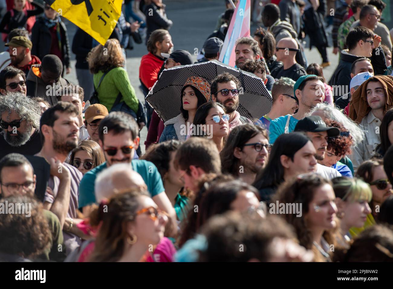 Recognition of the rights of transgender people hi-res stock ...