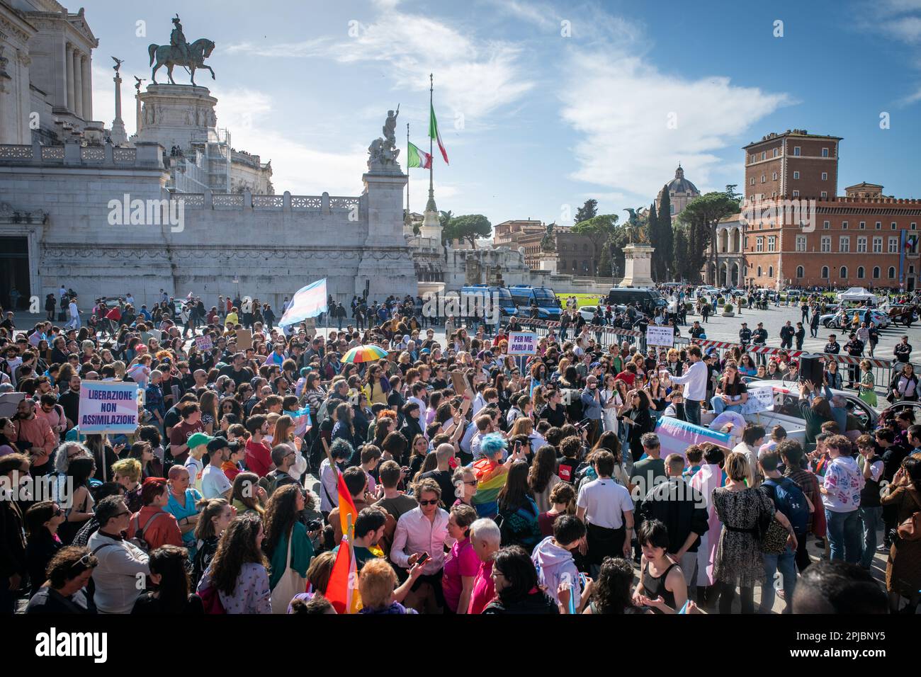 Recognition of the rights of transgender people hi-res stock ...