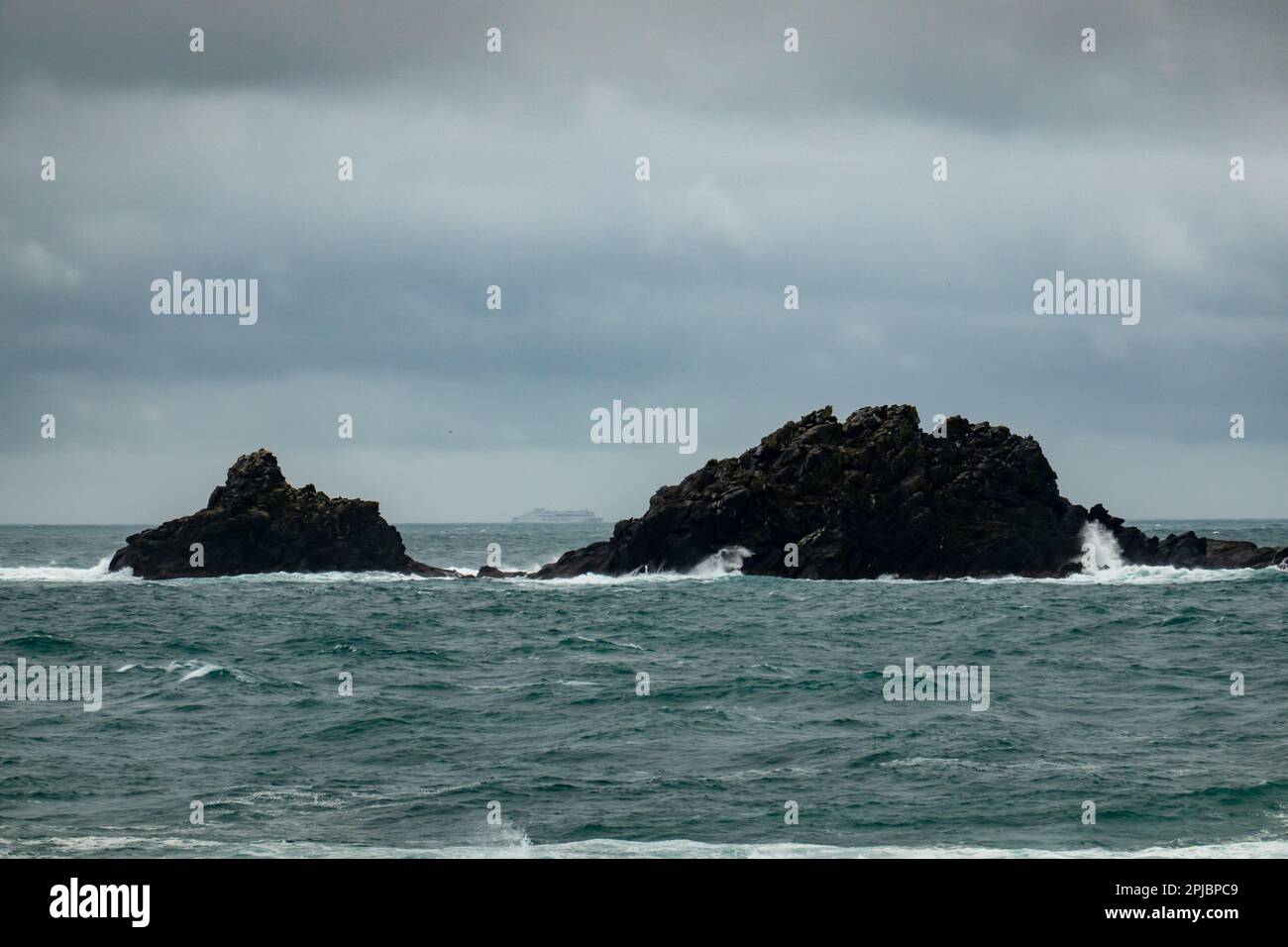 The Brisons Rocks Stock Photo - Alamy