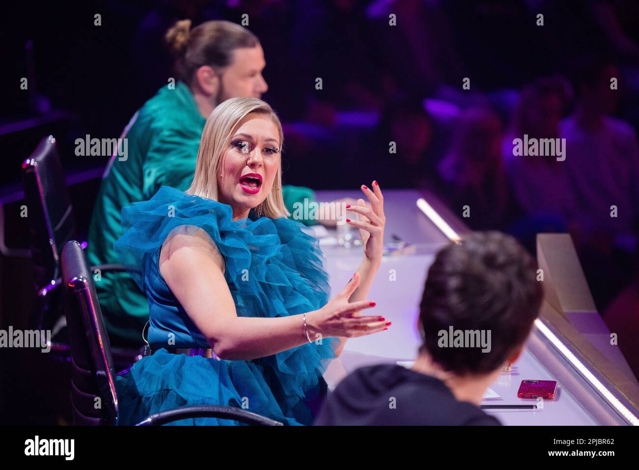 Cologne, Germany. 01st Apr, 2023. Ruth Moschner and Rea Garvey (l) from ...