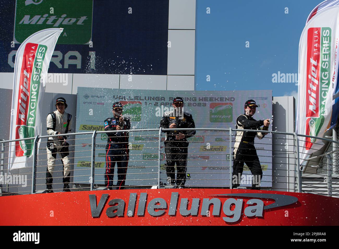 Vallelunga "Piero Taruffi" circuit, Racing weekend, April 1st 2023, Italy. Motorsport Mitjet 2L ...