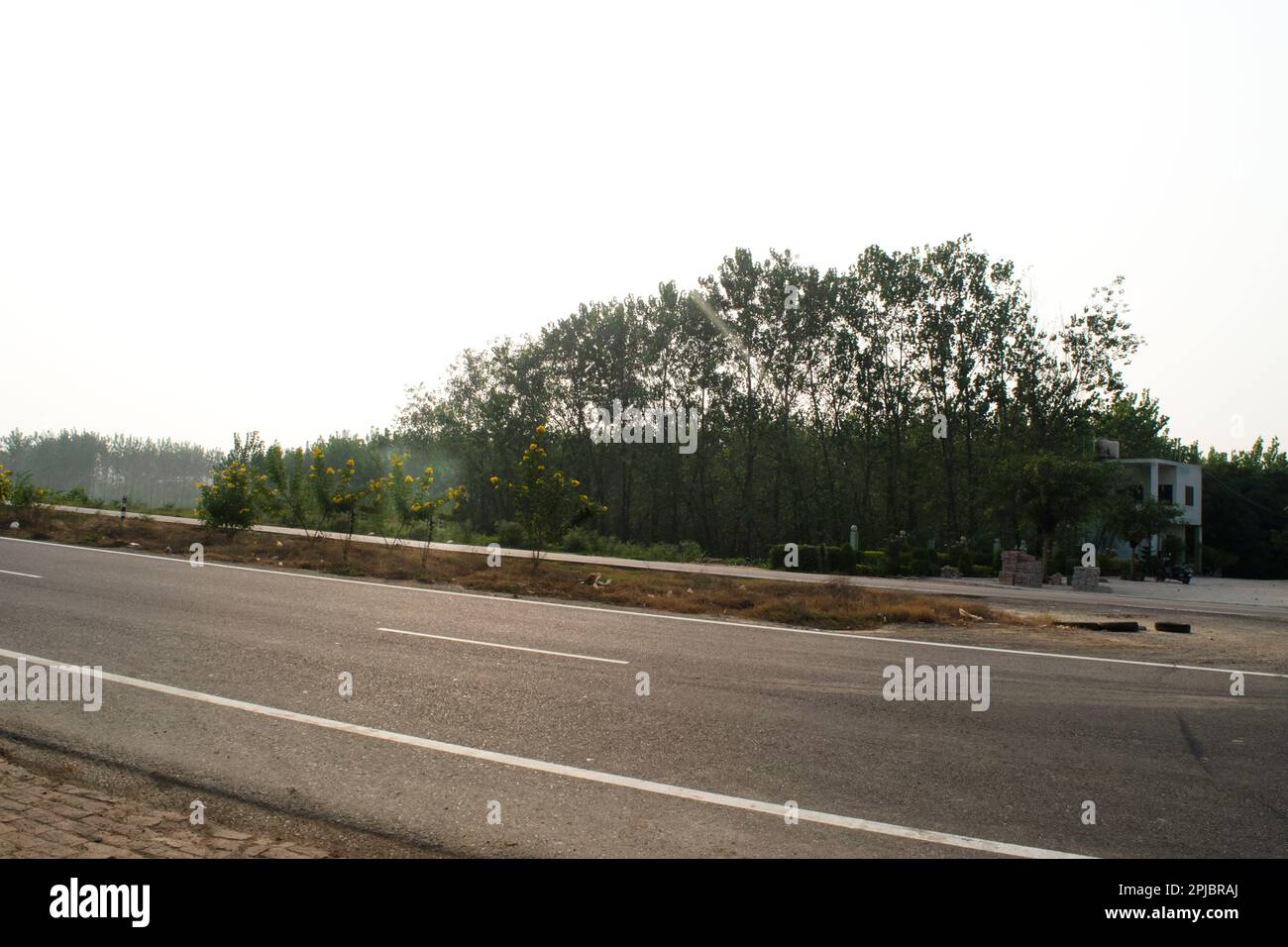 Highway road at rural area of india Stock Photo - Alamy