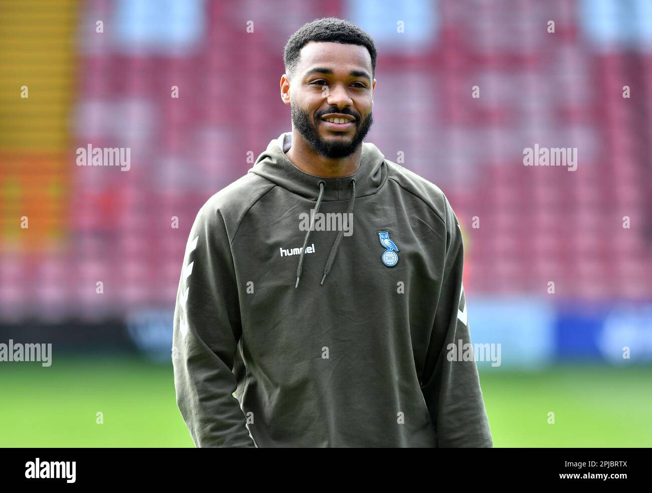 Joe Nuttall of Oldham Athletic Association Football Club before the ...