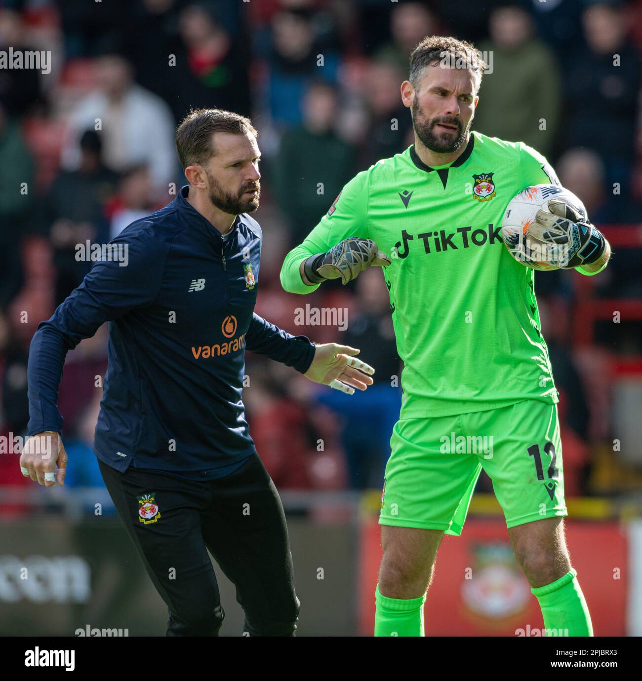 Wrexham, Wrexham County Borough, Wales. 1st April 2023. Wrexham ...