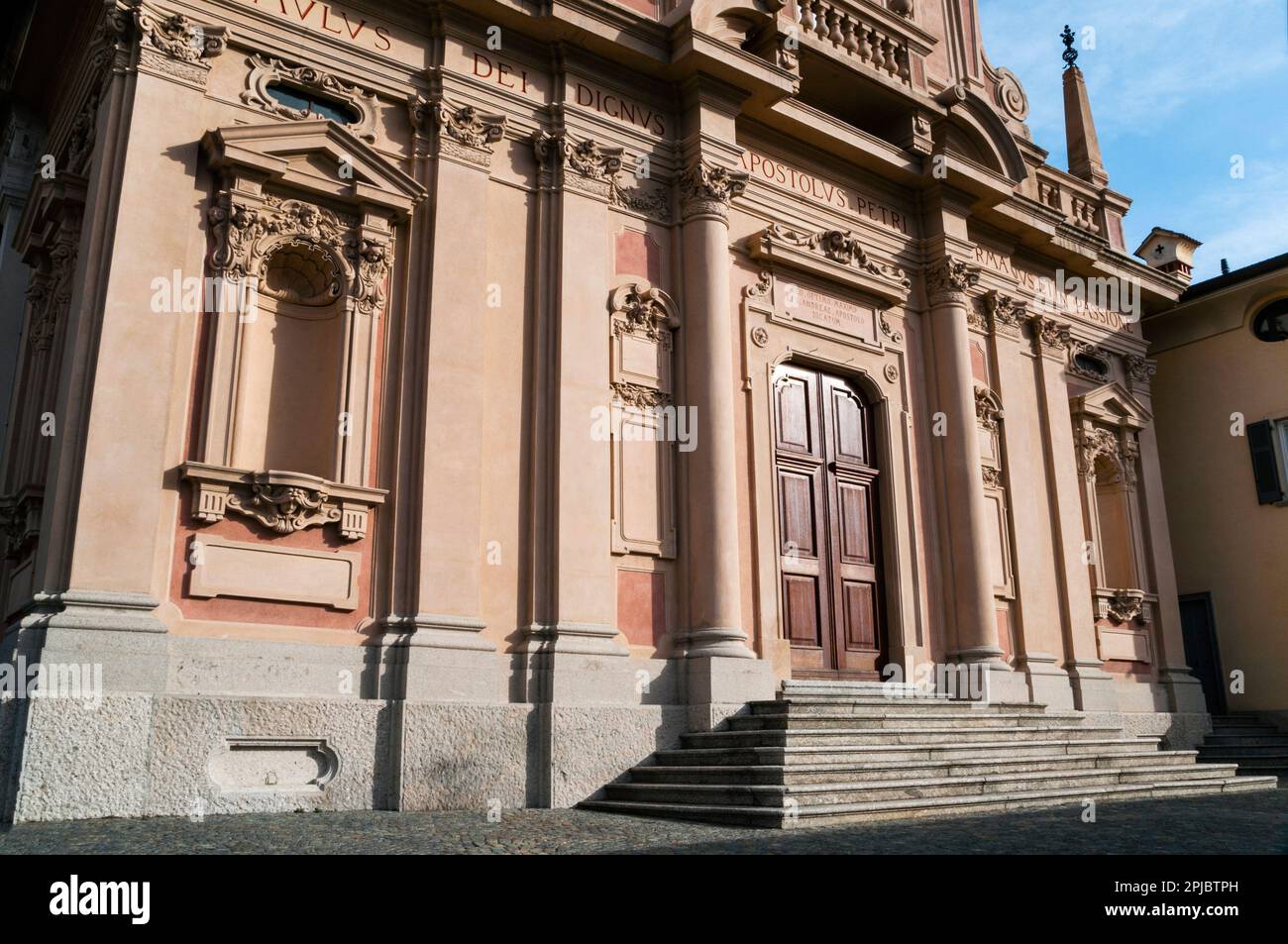 Saint Andrea Apostle's Church in the hilltop town of Brunate ...