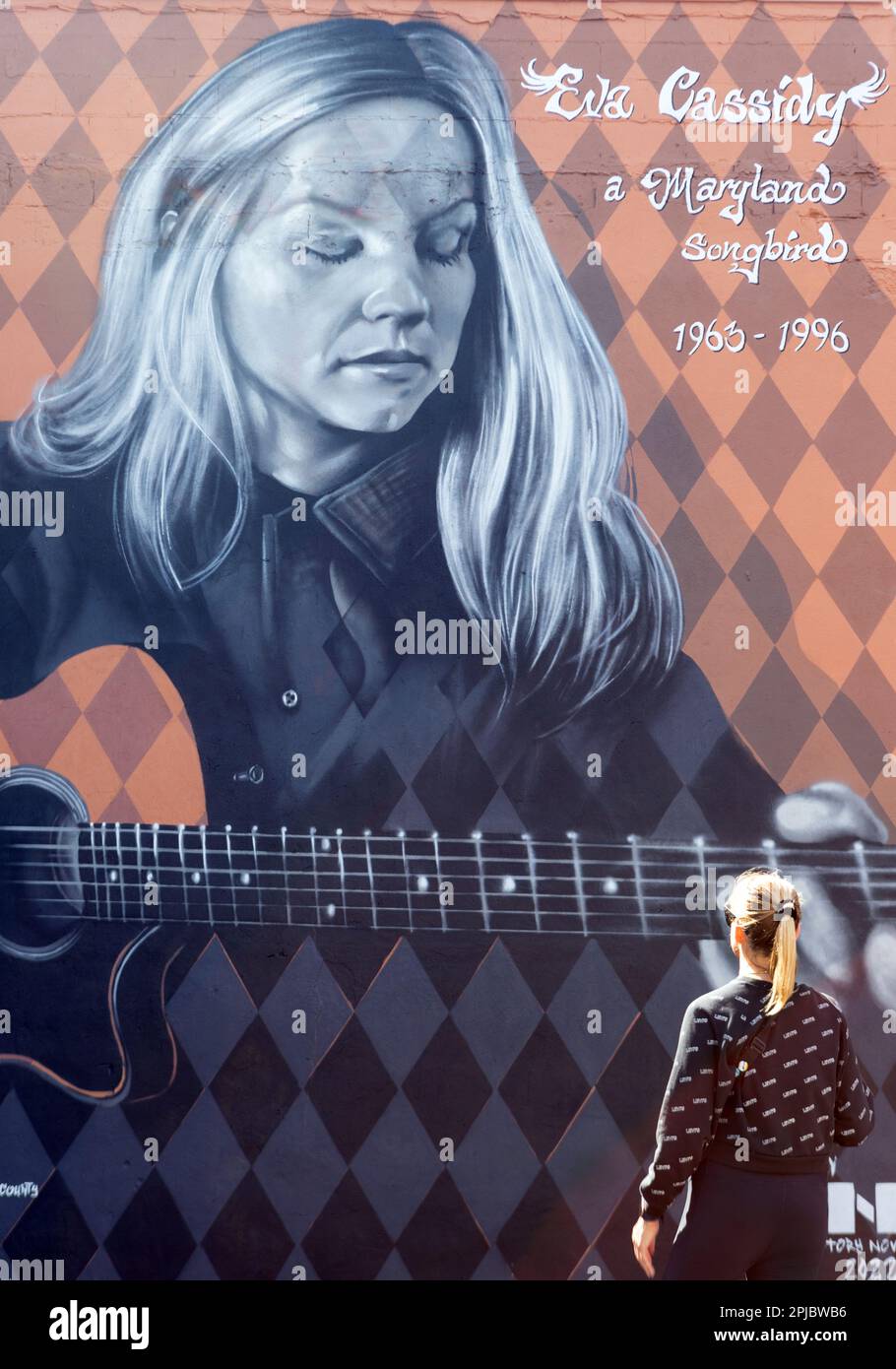 Eva Cassidy mural in Annapolis, Maryland Stock Photo - Alamy