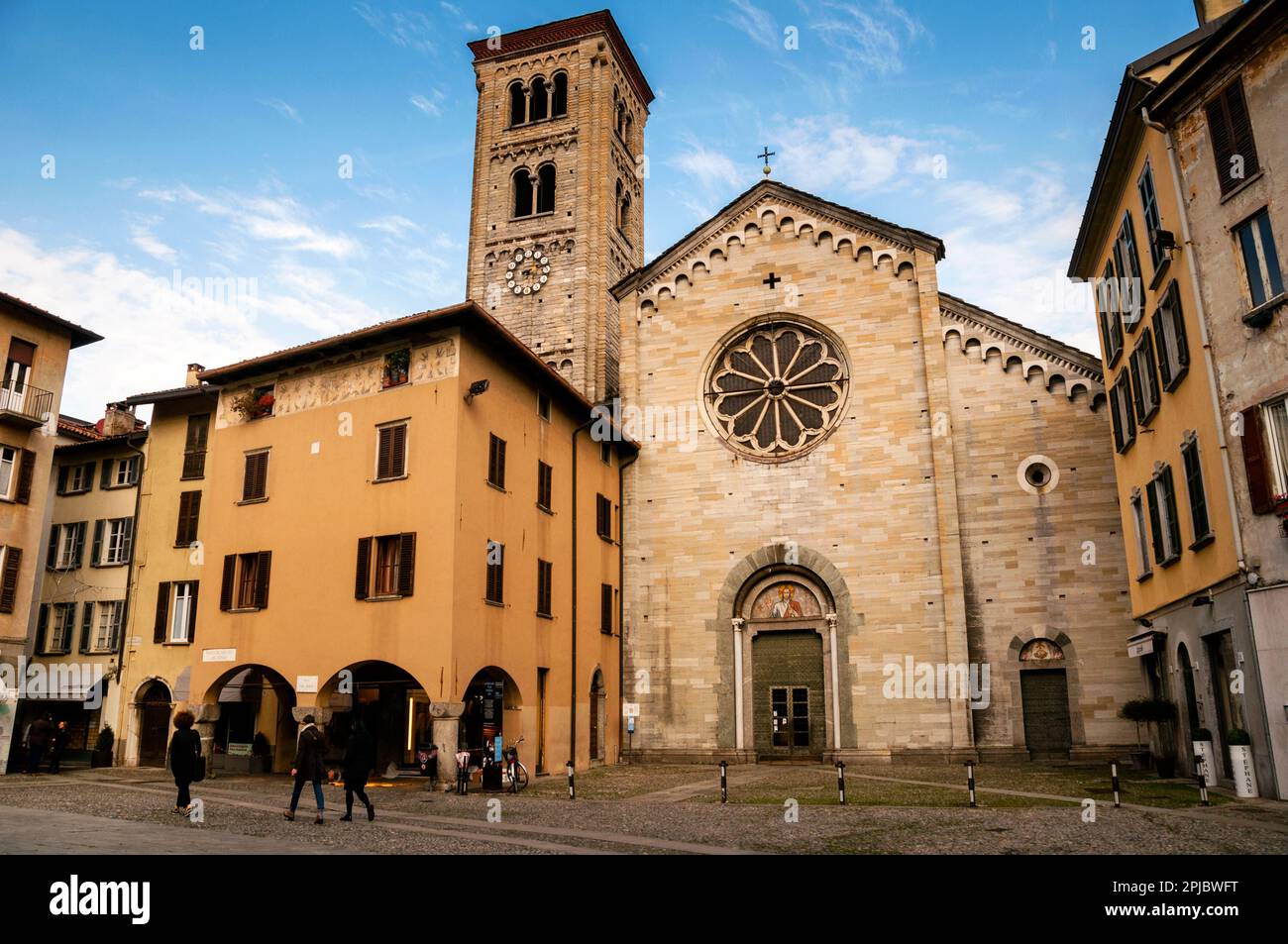 Romanesque Basilica of San Fedele in Como, Italy Stock Photo - Alamy