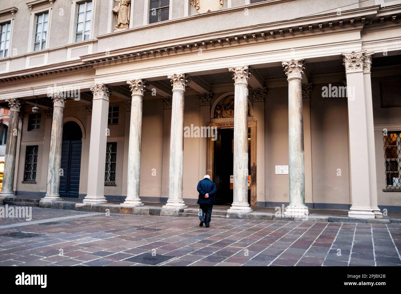 Neoclassical Liceo Volta high school in Como, Italy Stock Photo - Alamy