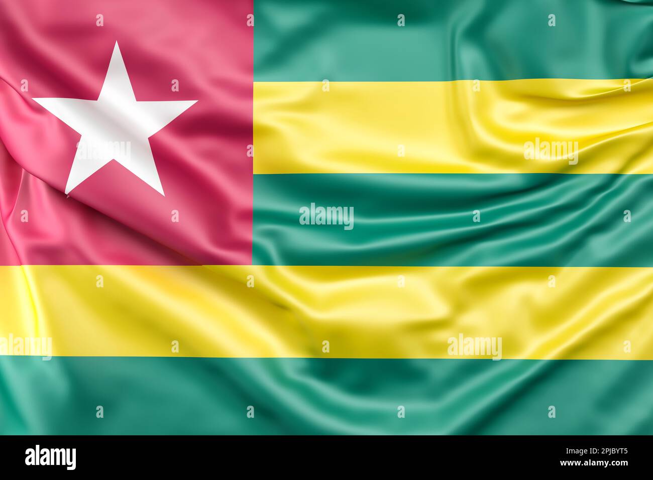 3d rendering togo flag hi-res stock photography and images - Alamy