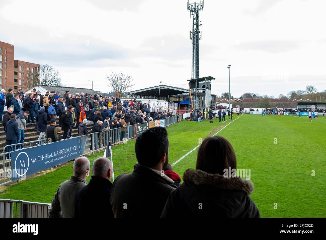 Sport football stand pitch floodlight hi-res stock photography and ...