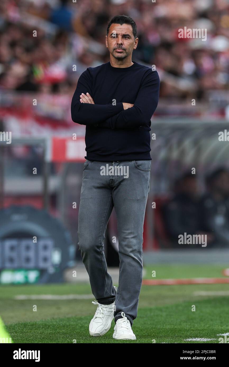 GIRONA, SPAIN - APRIL 1: Michel of Girona FC during the La Liga ...