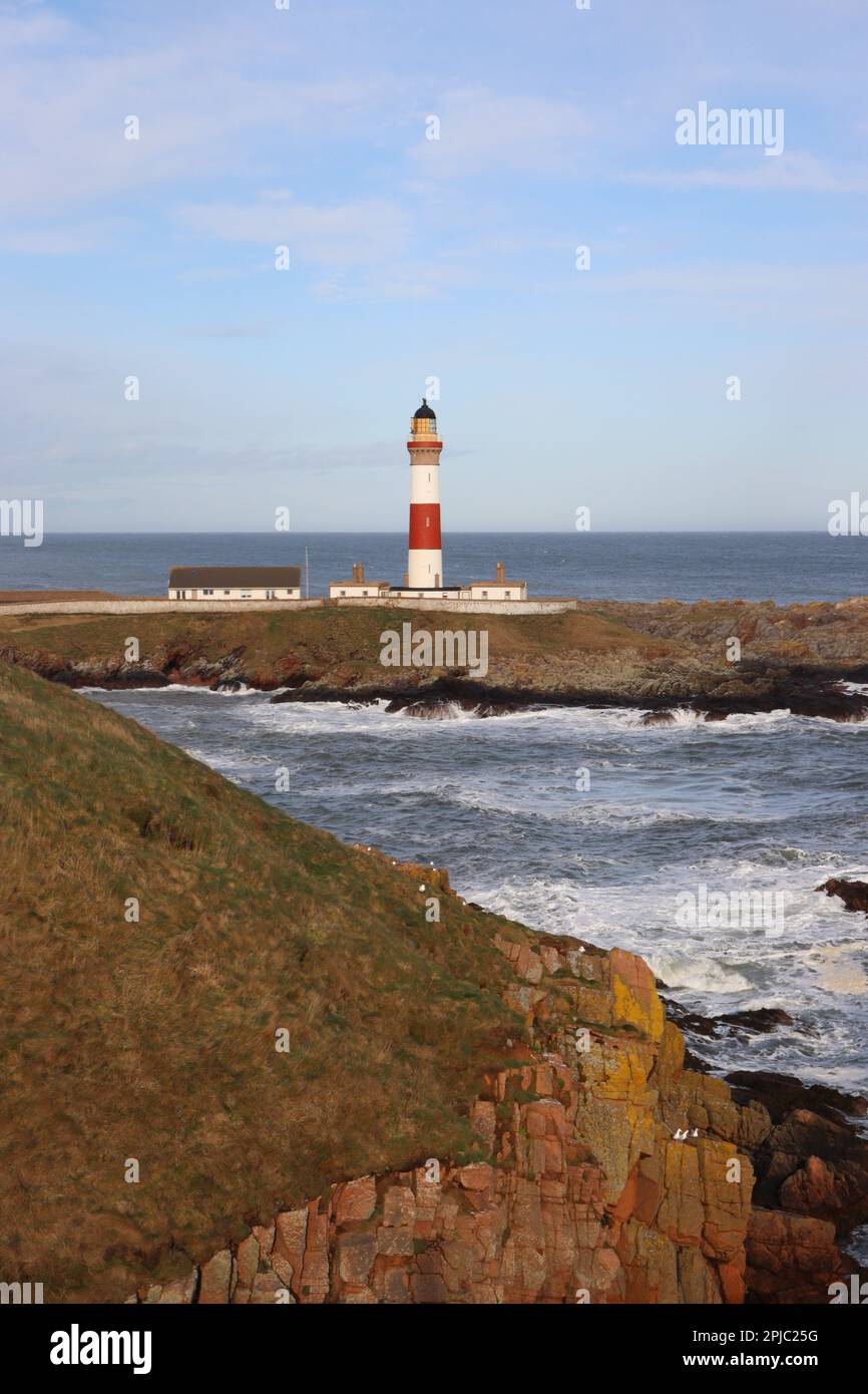Boddam lighthouse peterhead scotland hi-res stock photography and ...