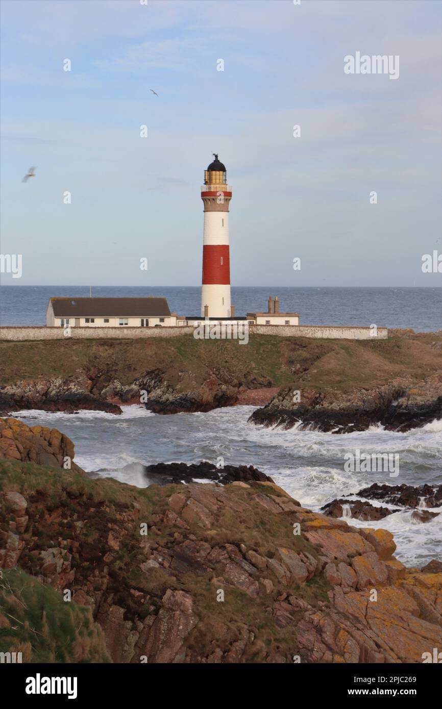 Boddam lighthouse peterhead scotland hi-res stock photography and ...