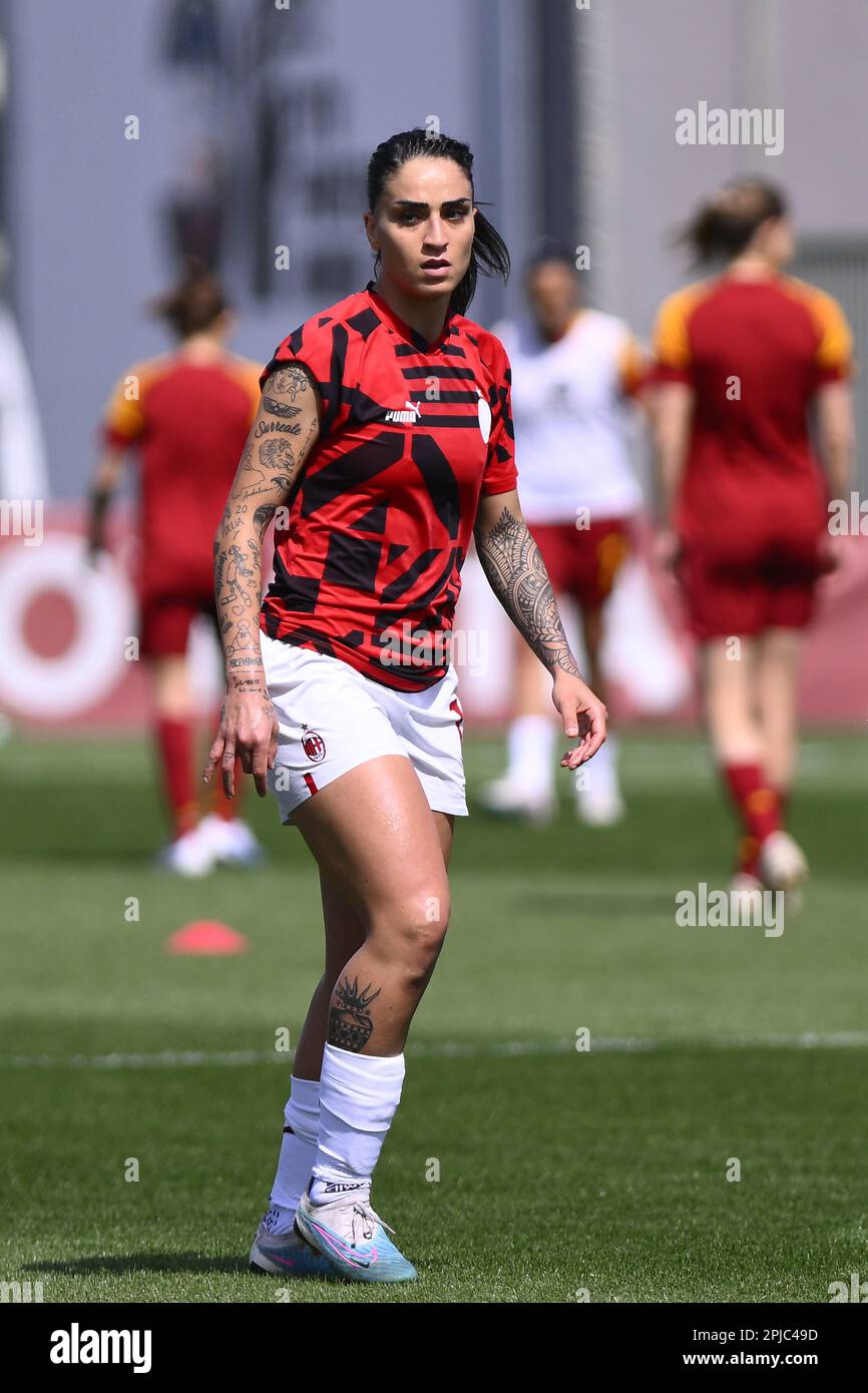 April 1, 2023, Rome, Italy: Martina Piemonte of A.C. Milan during the ...