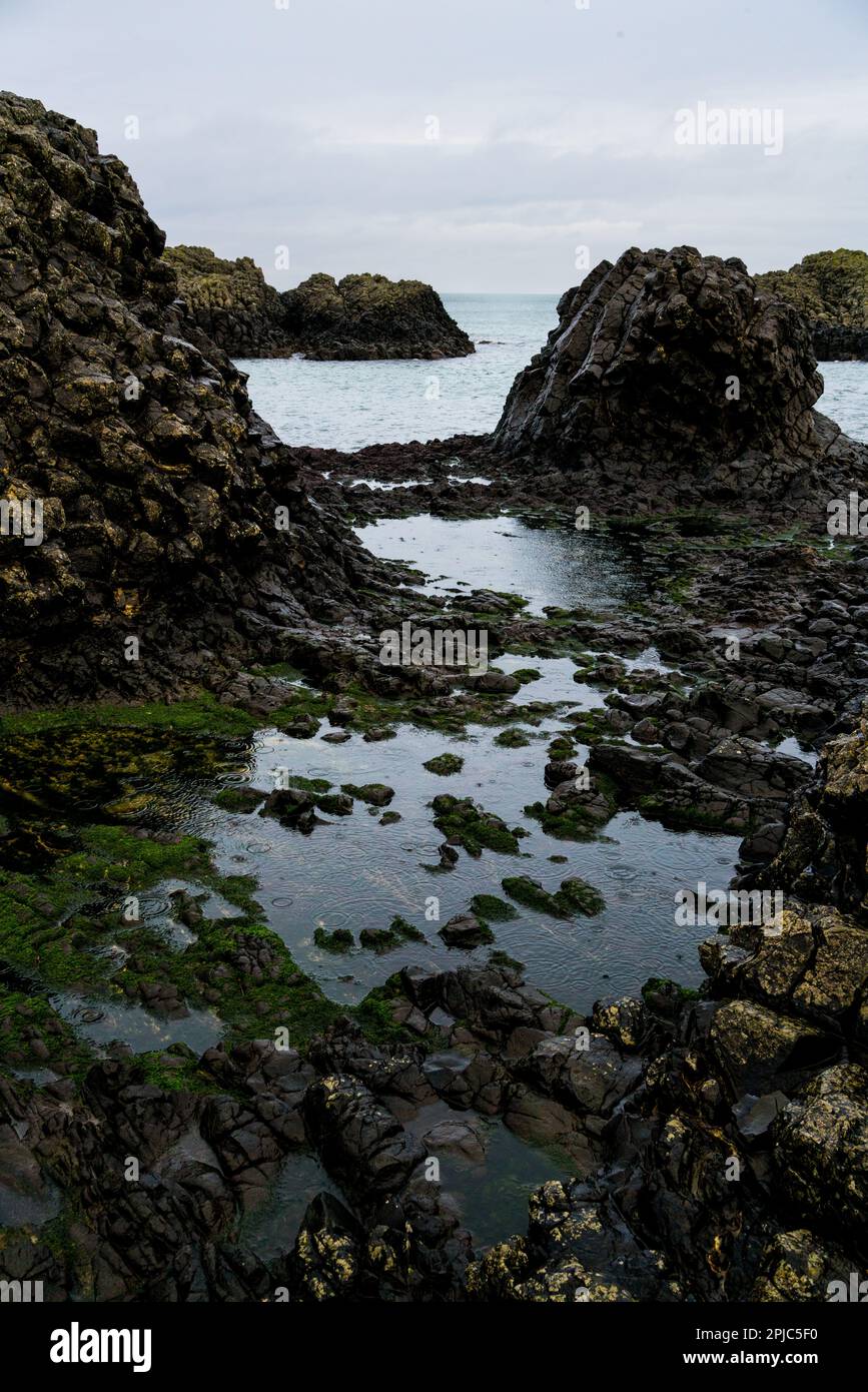 Ballintoy harbour ballintoy village county hi-res stock photography and ...