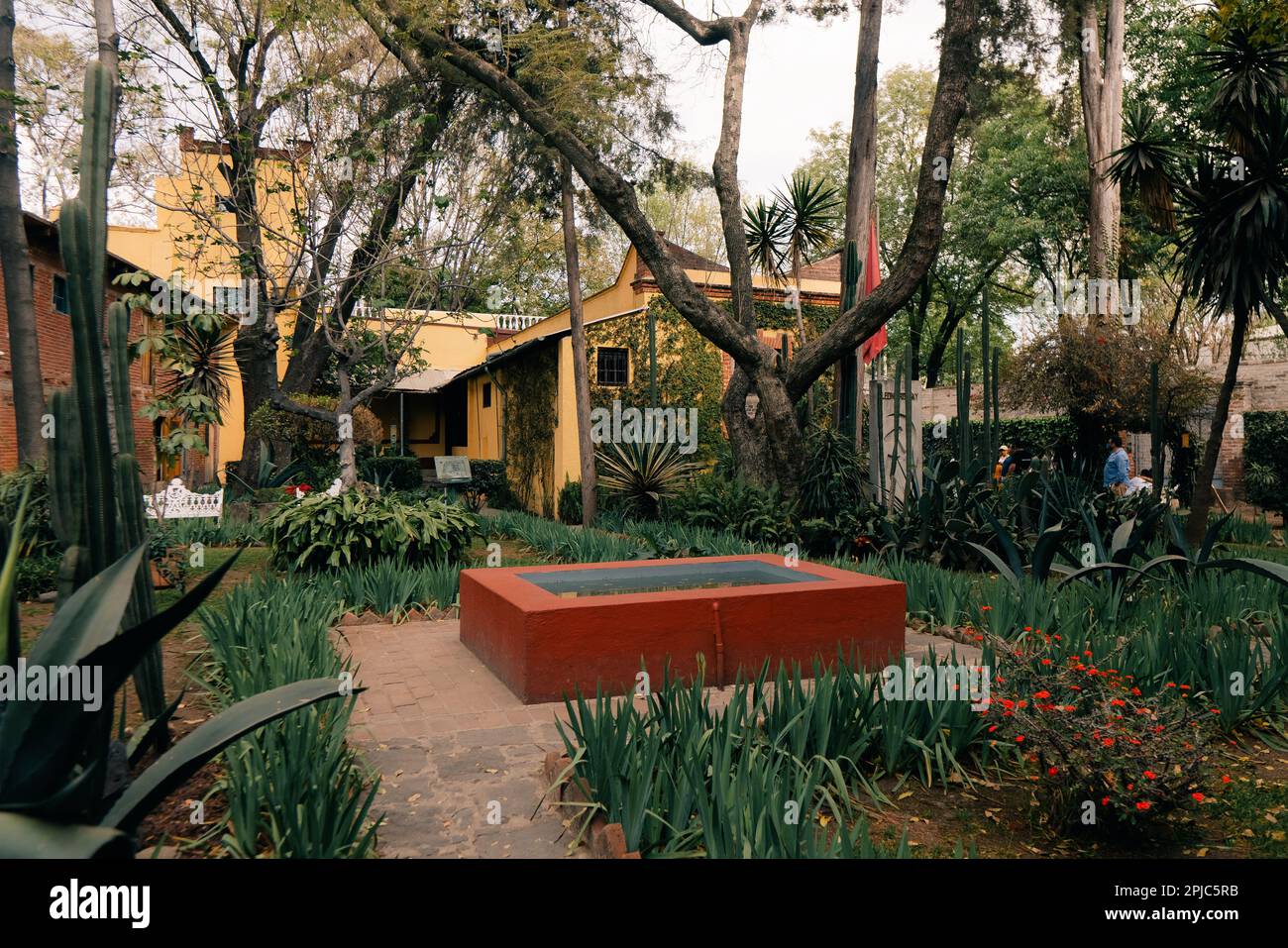 MEXICO CITY, MEXICO - feb 20223 Place where the ashes of Leon Trotsky ...