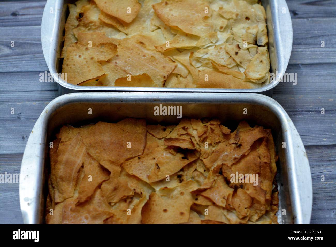 Egyptian sweet sugary pastry bake called Roqaaq with is a traditional ...